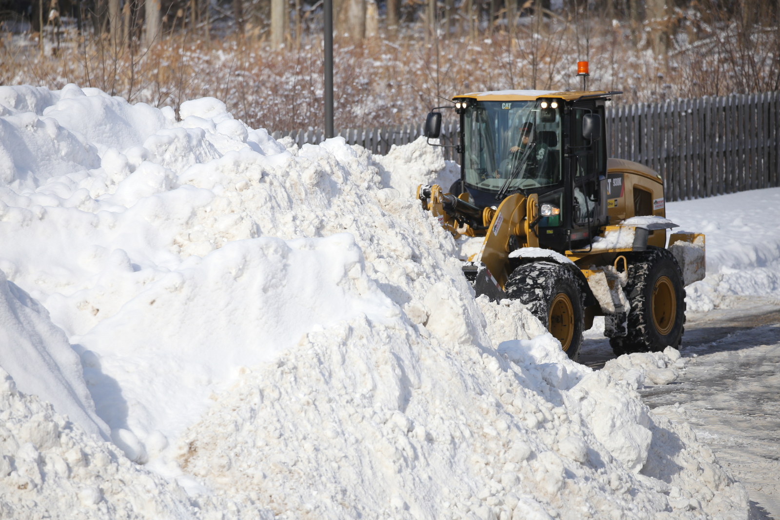 Piles of snow fill parking lots around Northeast Ohio - cleveland.com