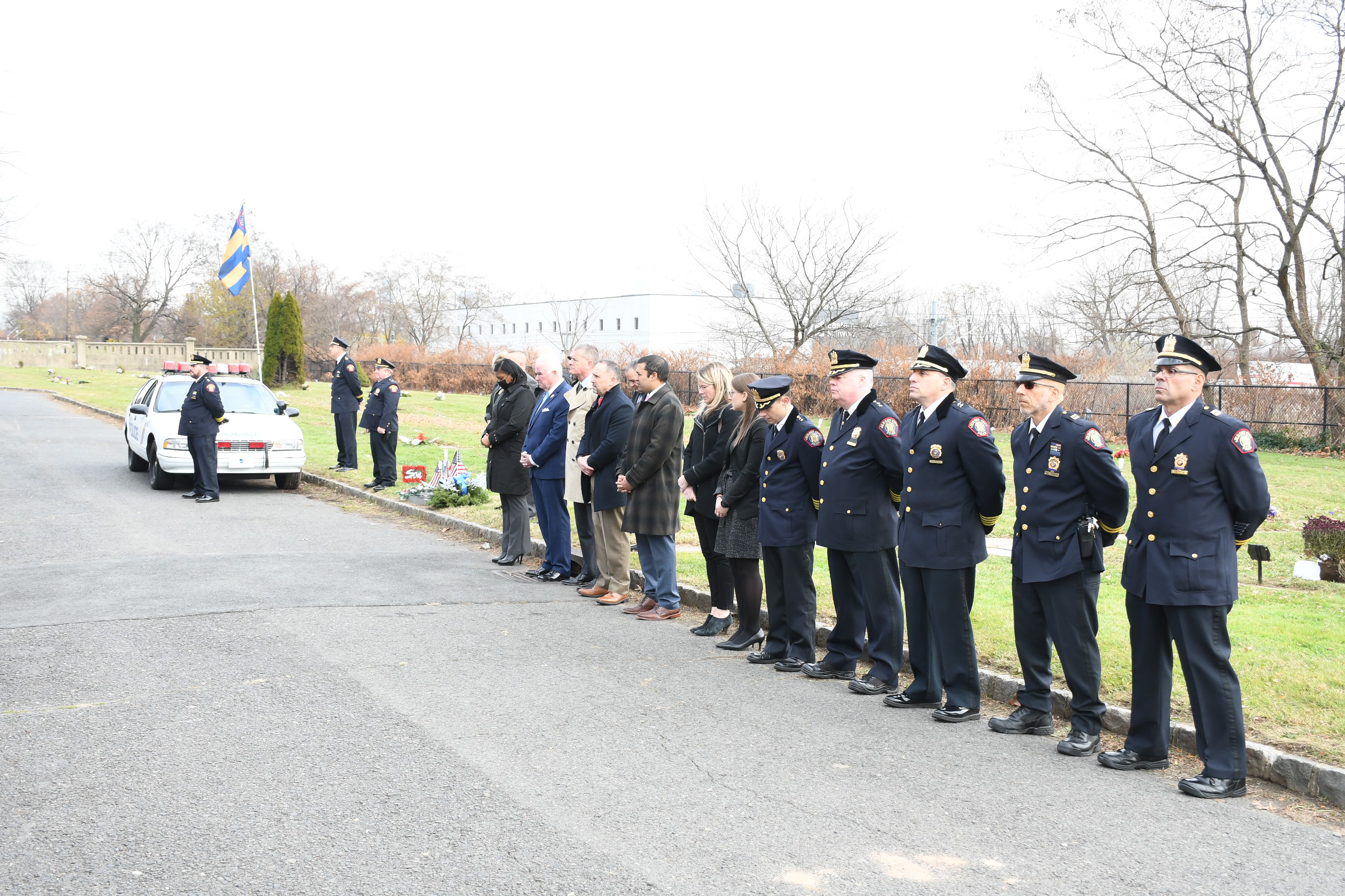 Jersey City Police Department memorial ceremony for Detective Joseph ...
