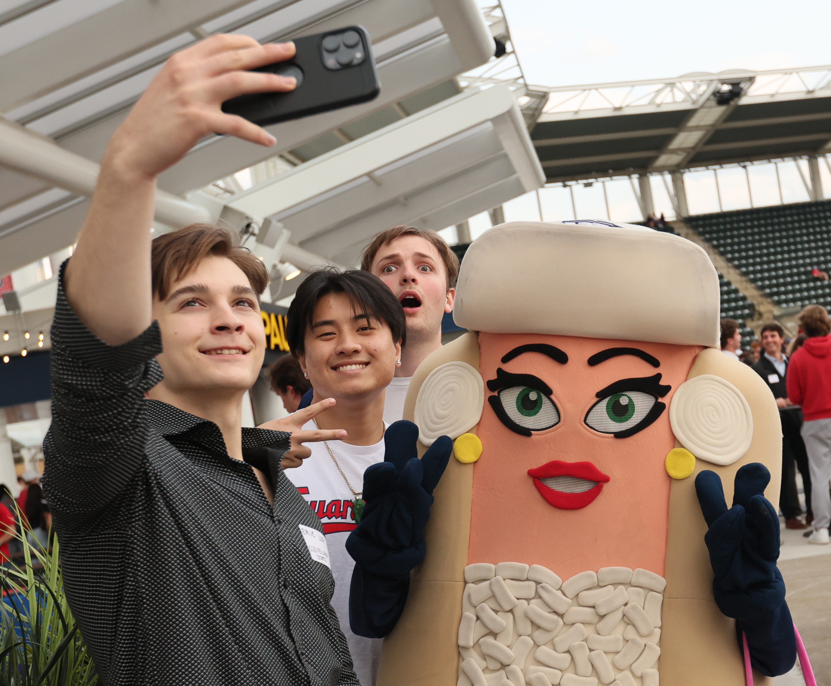 An evening at Progressive Field with the Cleveland Guardians’ Hot Dog ...