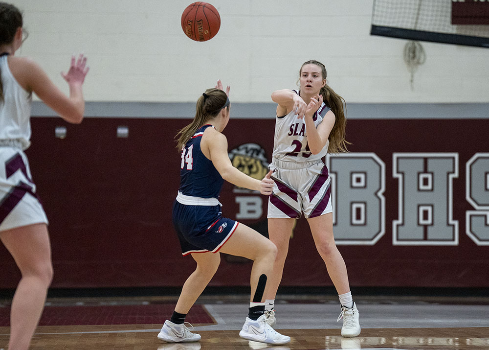 Bangor vs. Pittston Area in the PIAA Class 5A girls basketball first ...
