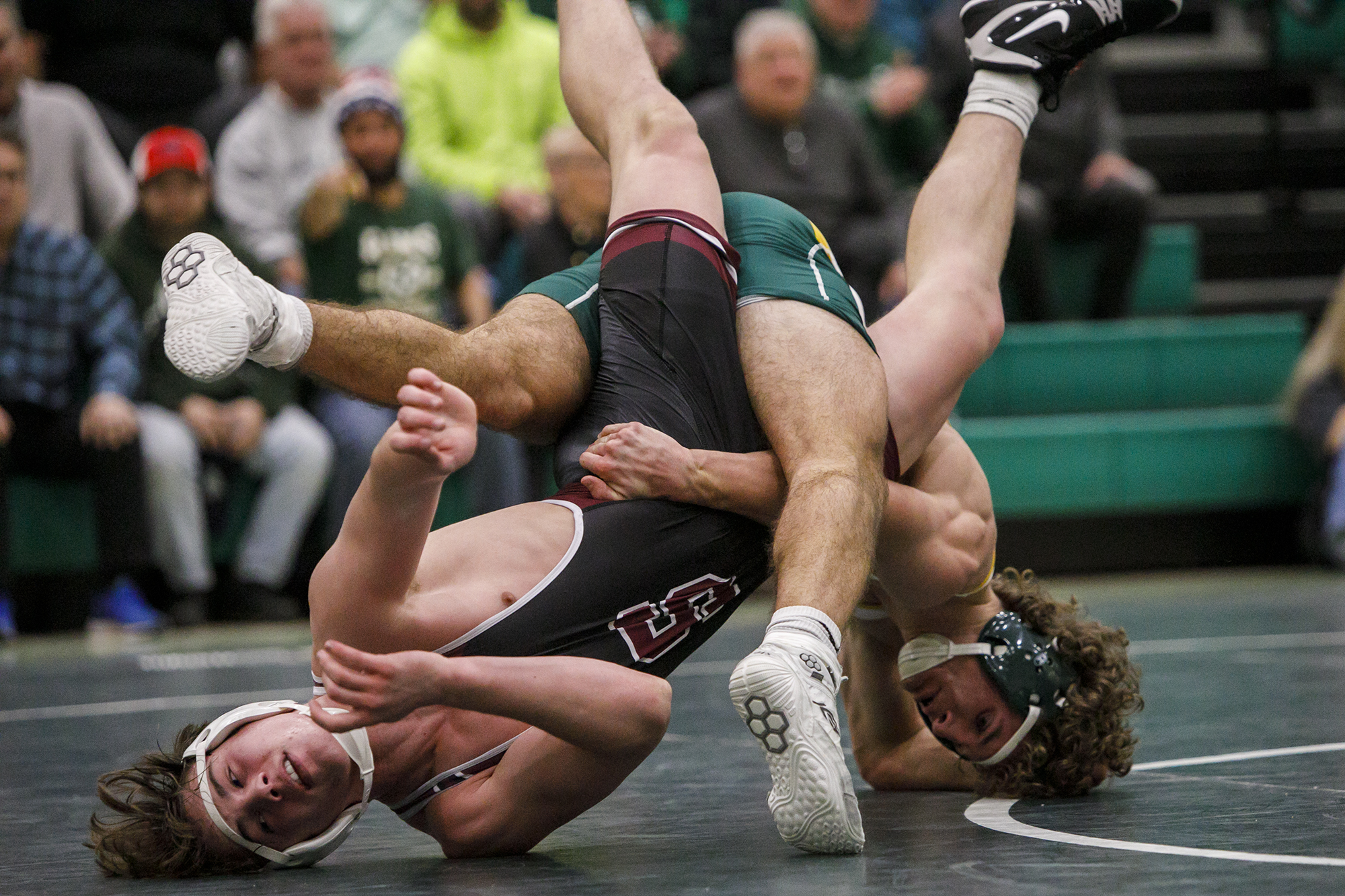State College vs Central Dauphin in boys high school wrestling ...