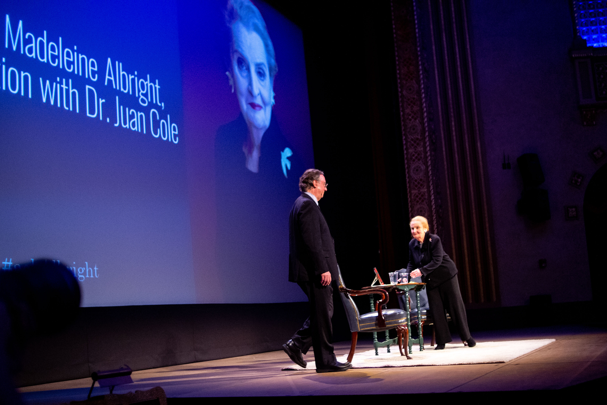 Former U.S. Secretary of State Madeline Albright speaks at Michigan ...