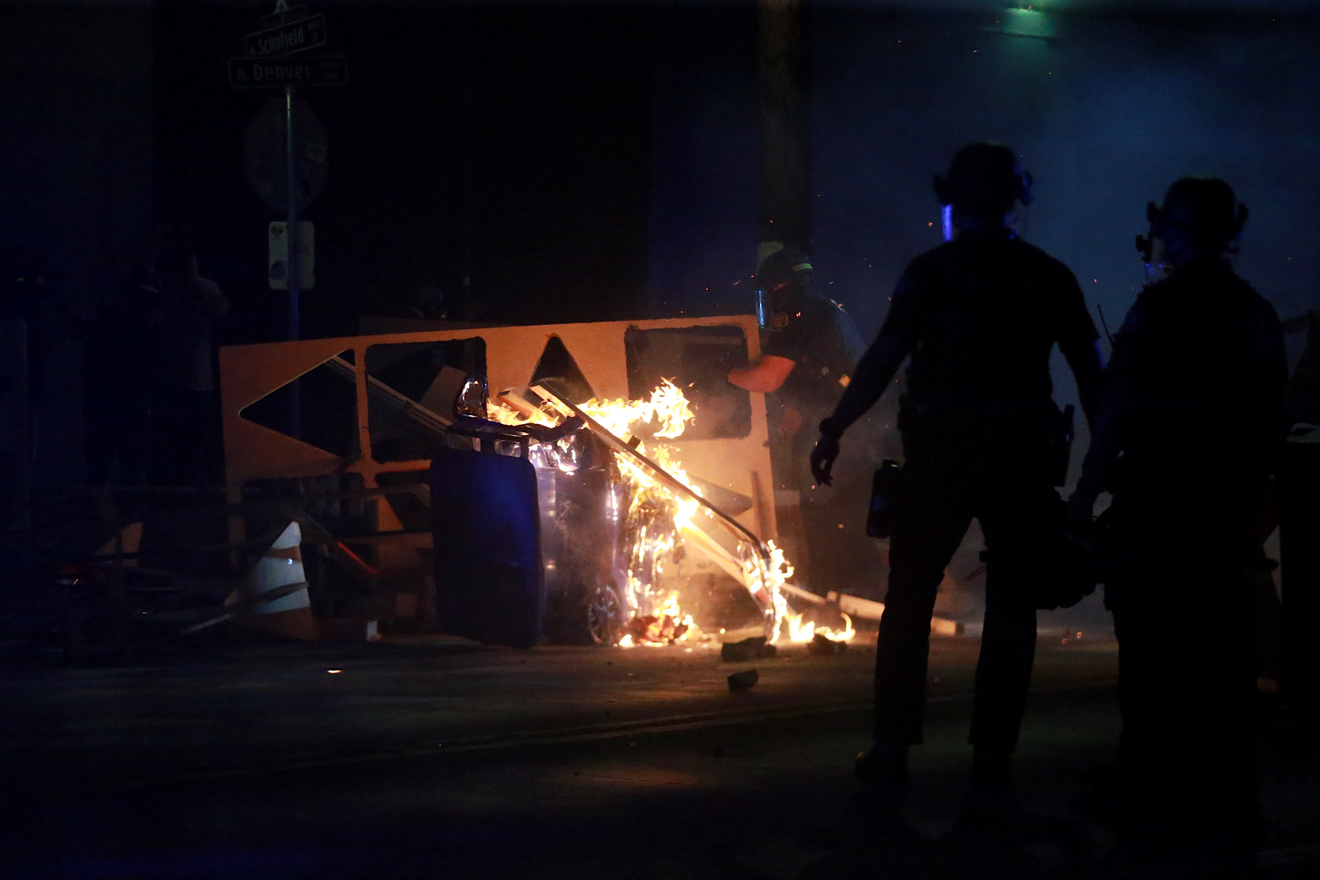 Portland protests continue for 73rd night — Aug. 8, 2020 - oregonlive.com