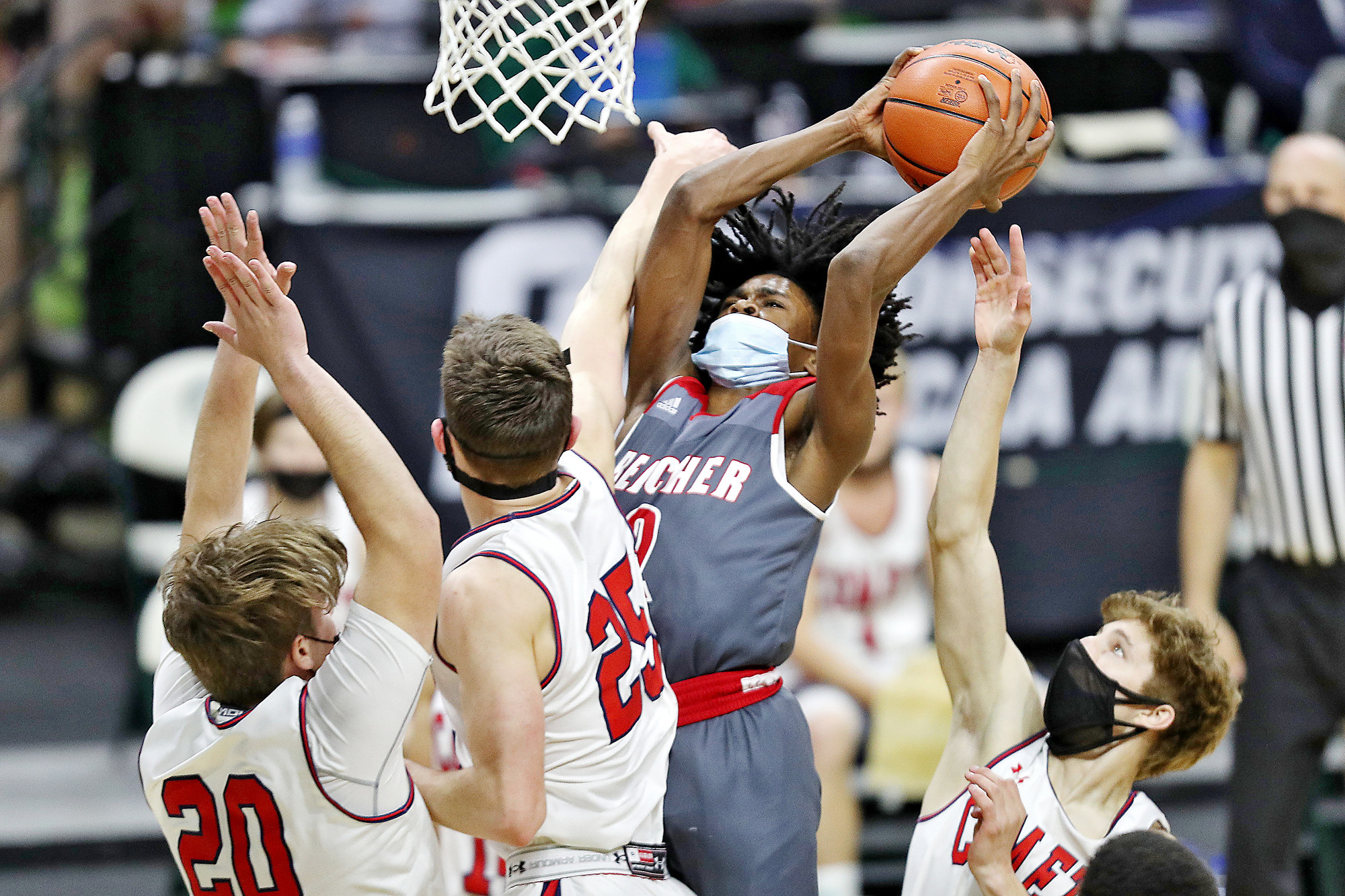 MHSAA Division 3 boys basketball semifinal: Flint Beecher vs. Hanover ...