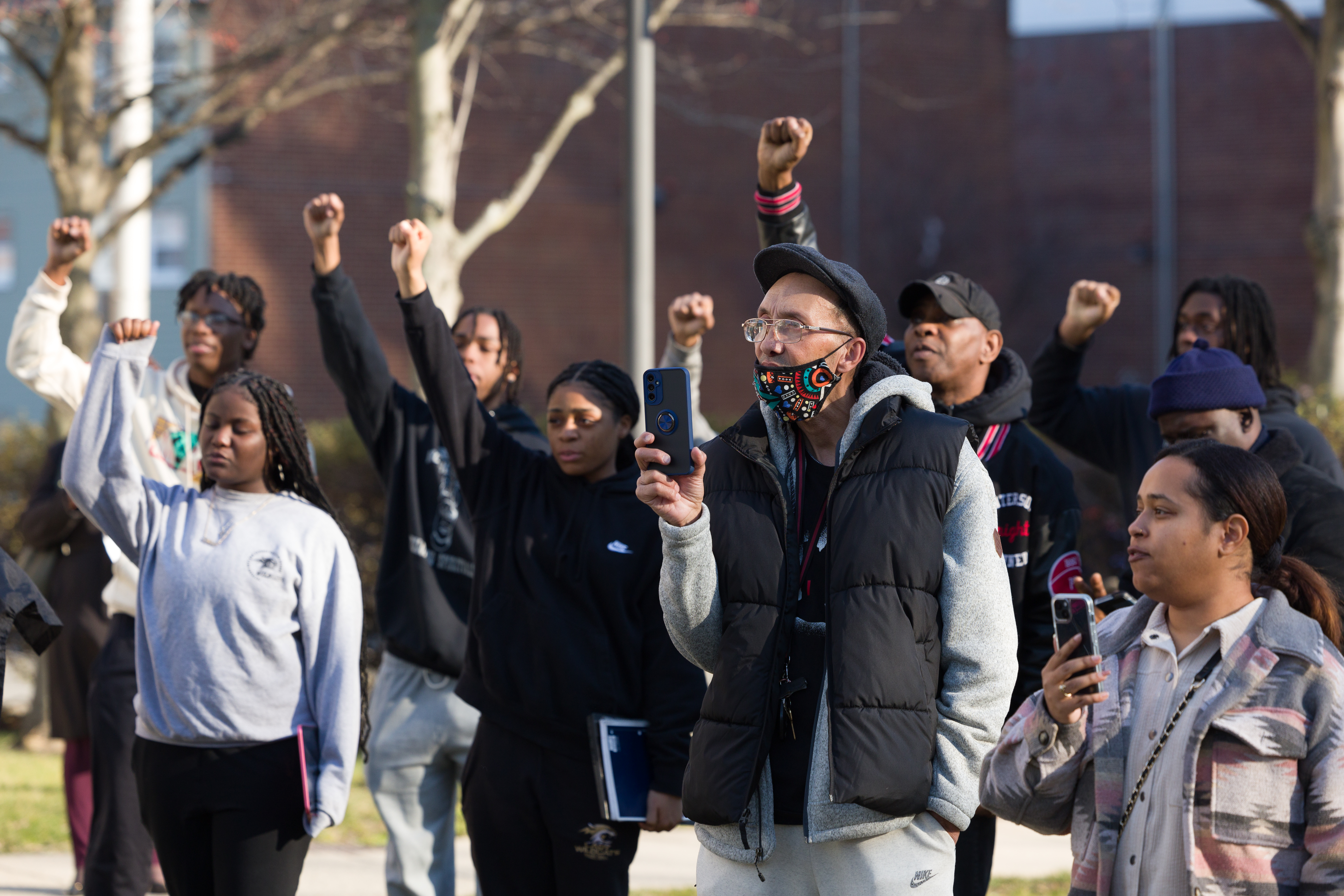 Paterson Press Conference for Najee Seabrooks Killing, Paterson, NJ ...