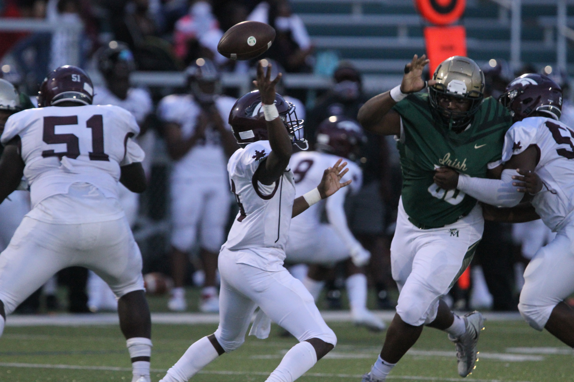 Maple Heights at St. Vincent-St Mary Football, August 29, 2020 ...