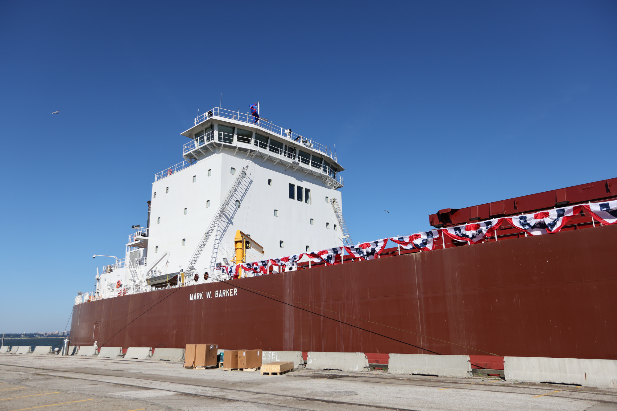 M/V Mark W. Barker cargo ship on Lake Erie - cleveland.com