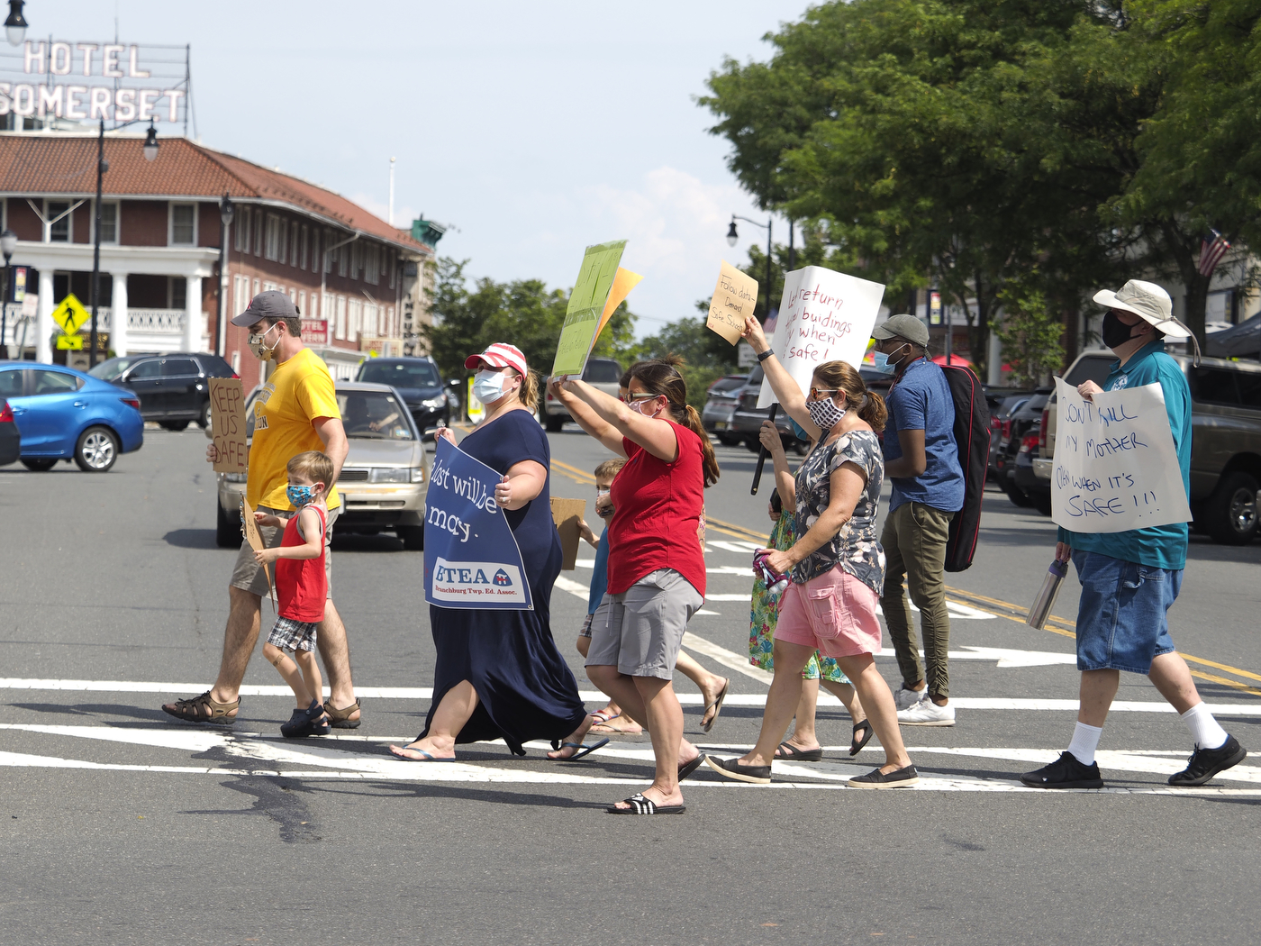 Educators protest rushed plans to reopen N.J. public schools - nj.com