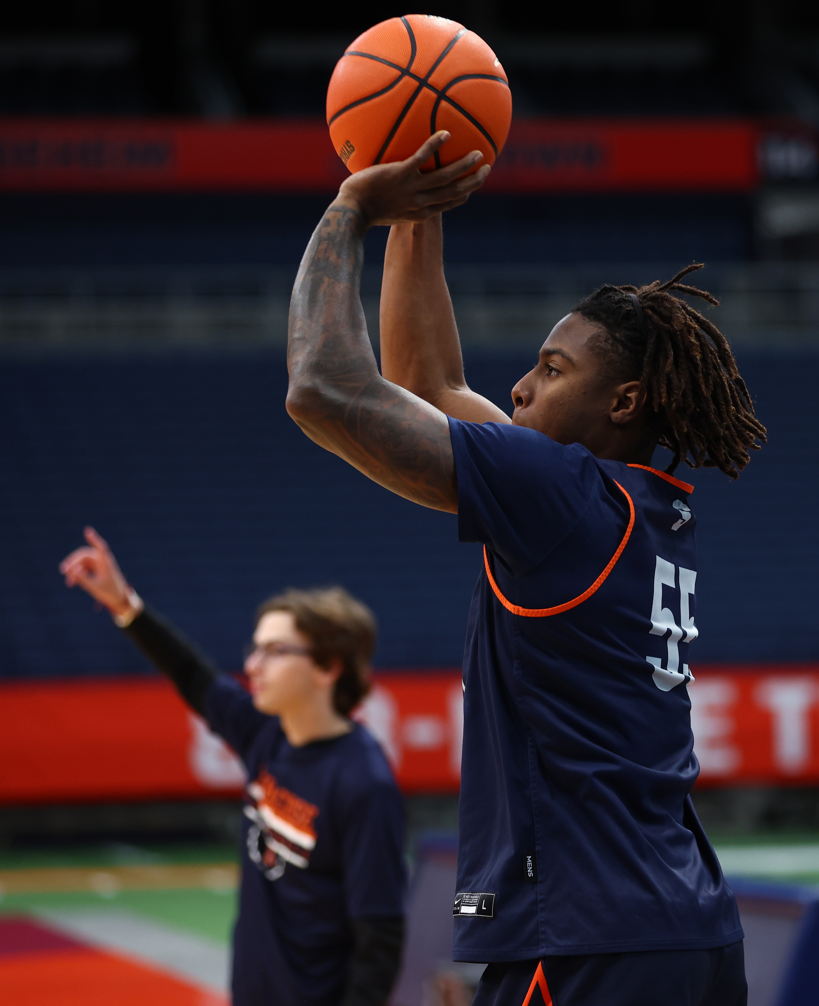 Syracuse University mens basketball practice - syracuse.com