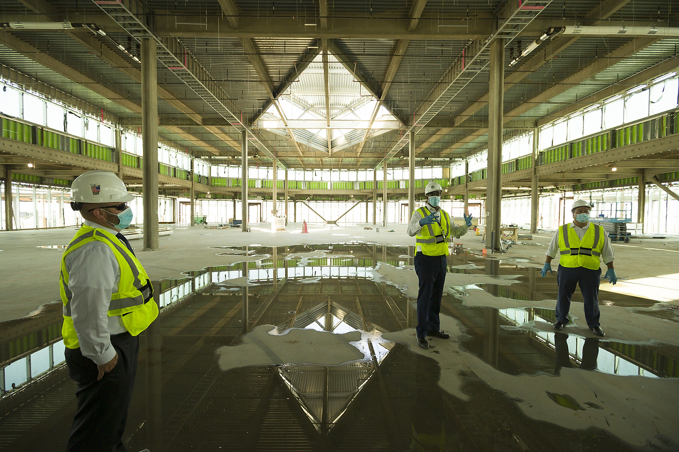 Newark Liberty Terminal One Progress Tour - nj.com