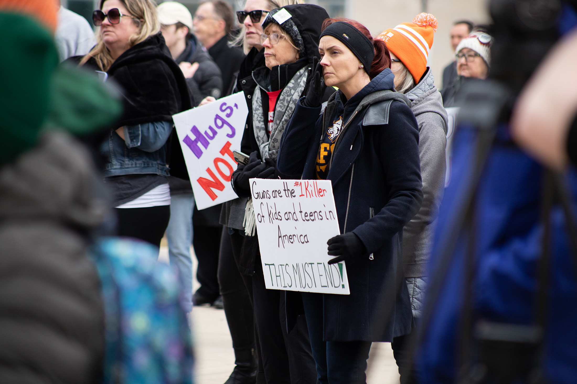 Michigan State students protest gun violence at state capitol - mlive.com