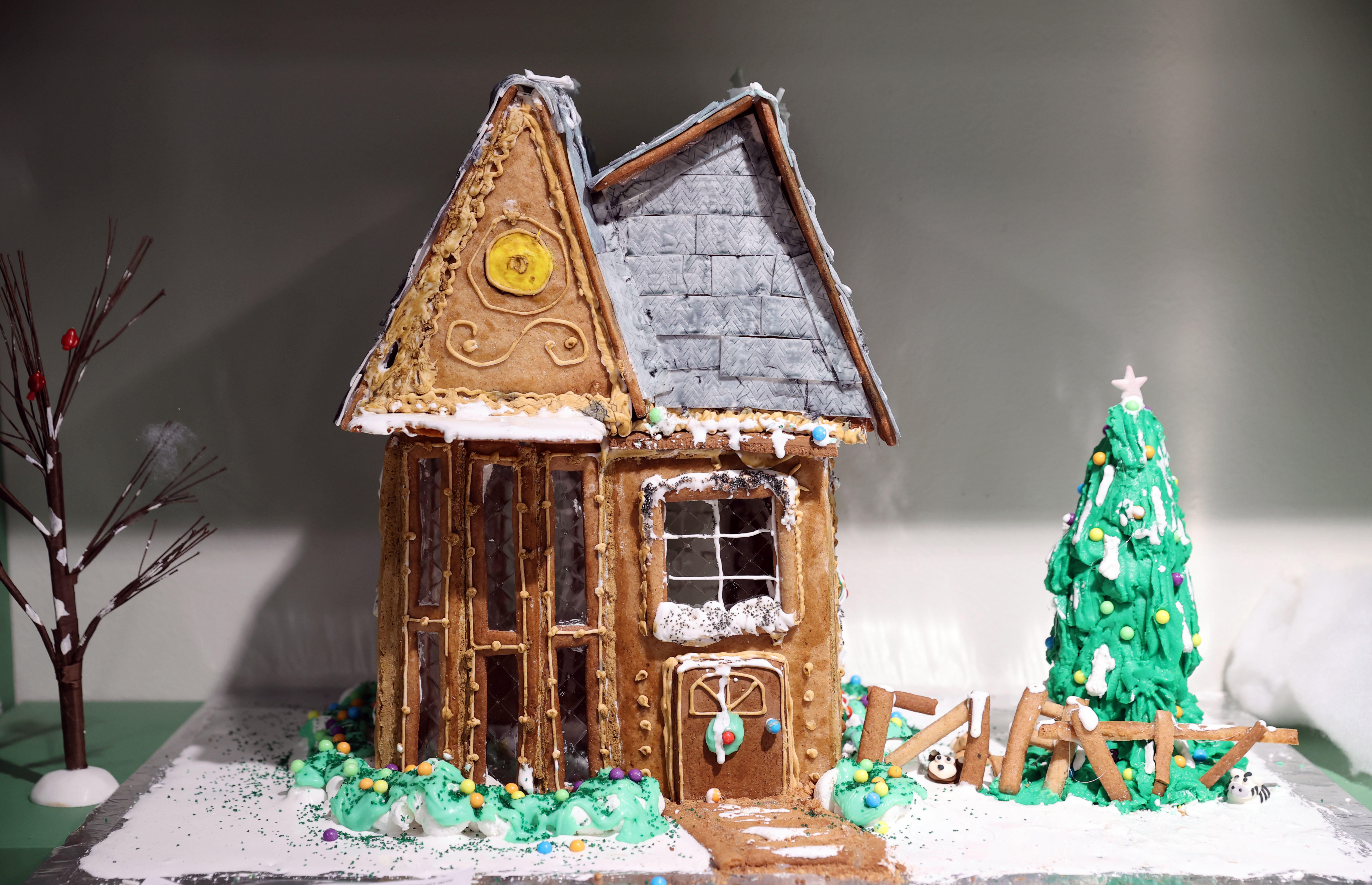 Gingerbread displays at Cleveland Botanical Garden, November 17, 2022 ...