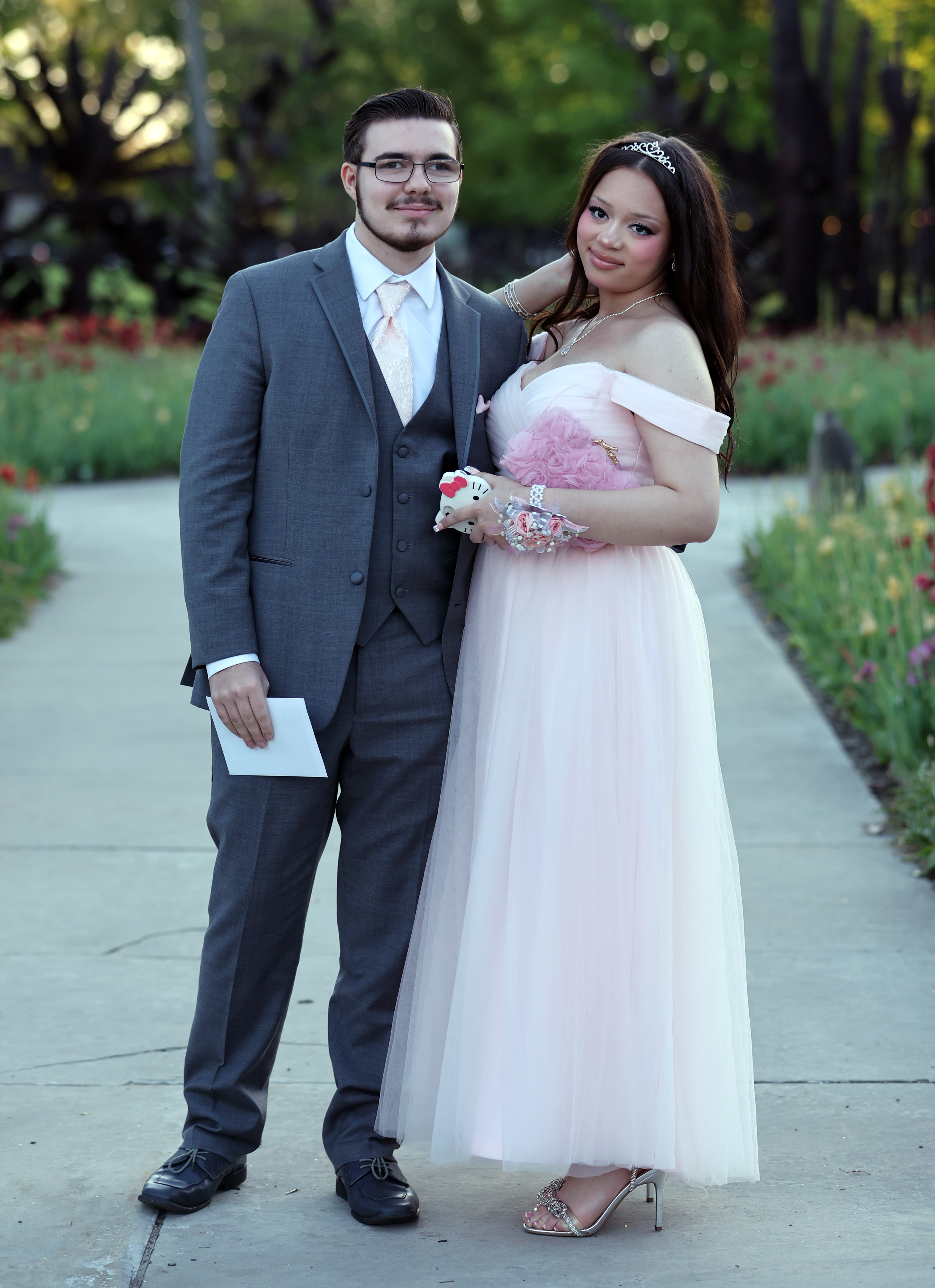 Euclid high school prom at the Cleveland Botanical Gardens, May 9, 2025 ...