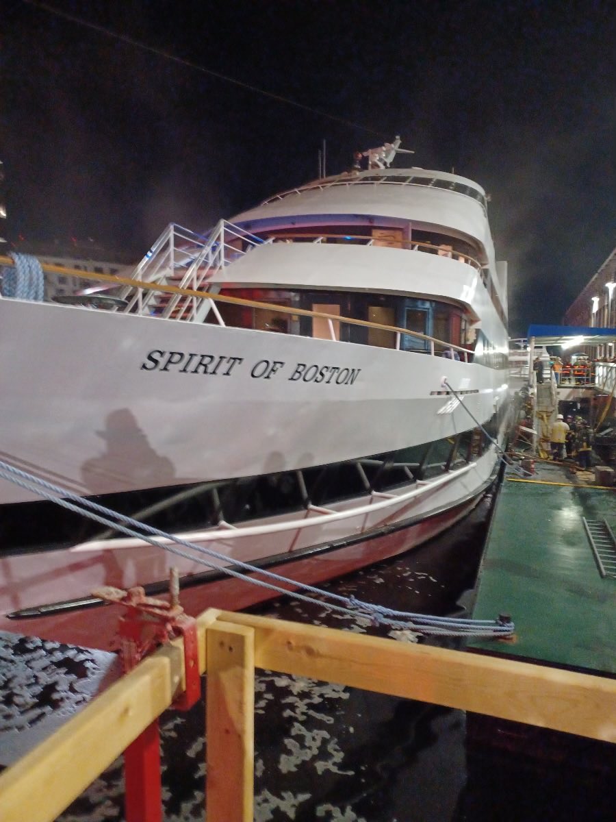 Fire fills Spirit of Boston cruise ship with heavy smoke - masslive.com
