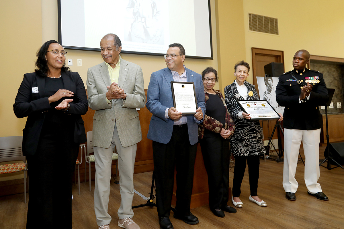 The Congressional Gold Medal Ceremony honoring Corporal Joseph A. Budd ...