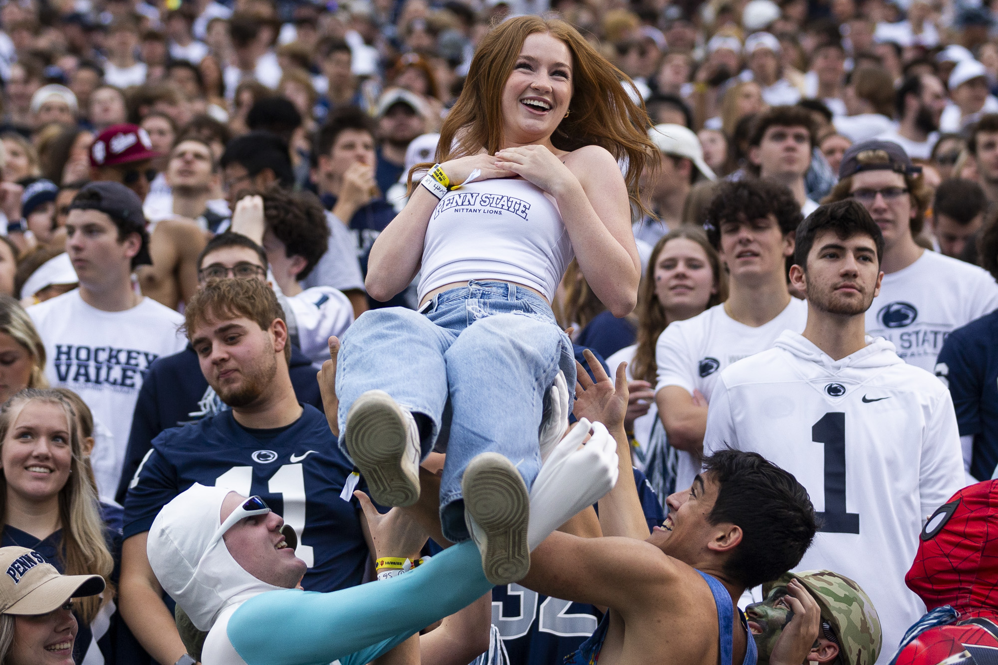 Penn State faces in the crowd for Indiana, Oct. 28, 2023 - pennlive.com