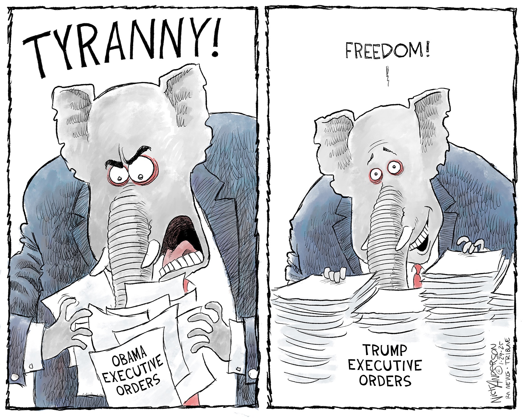 Editorial cartoons for Feb. 2, 2025 - oregonlive.com