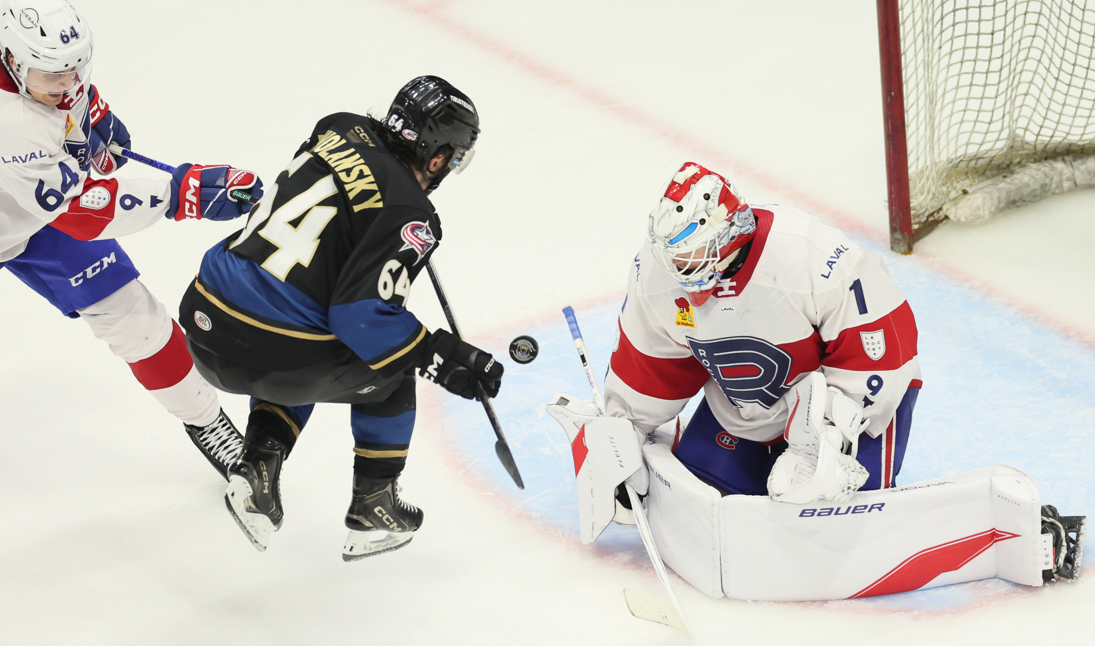 Cleveland Monsters vs. Laval Rocket in game 2 of AHL's North Division ...