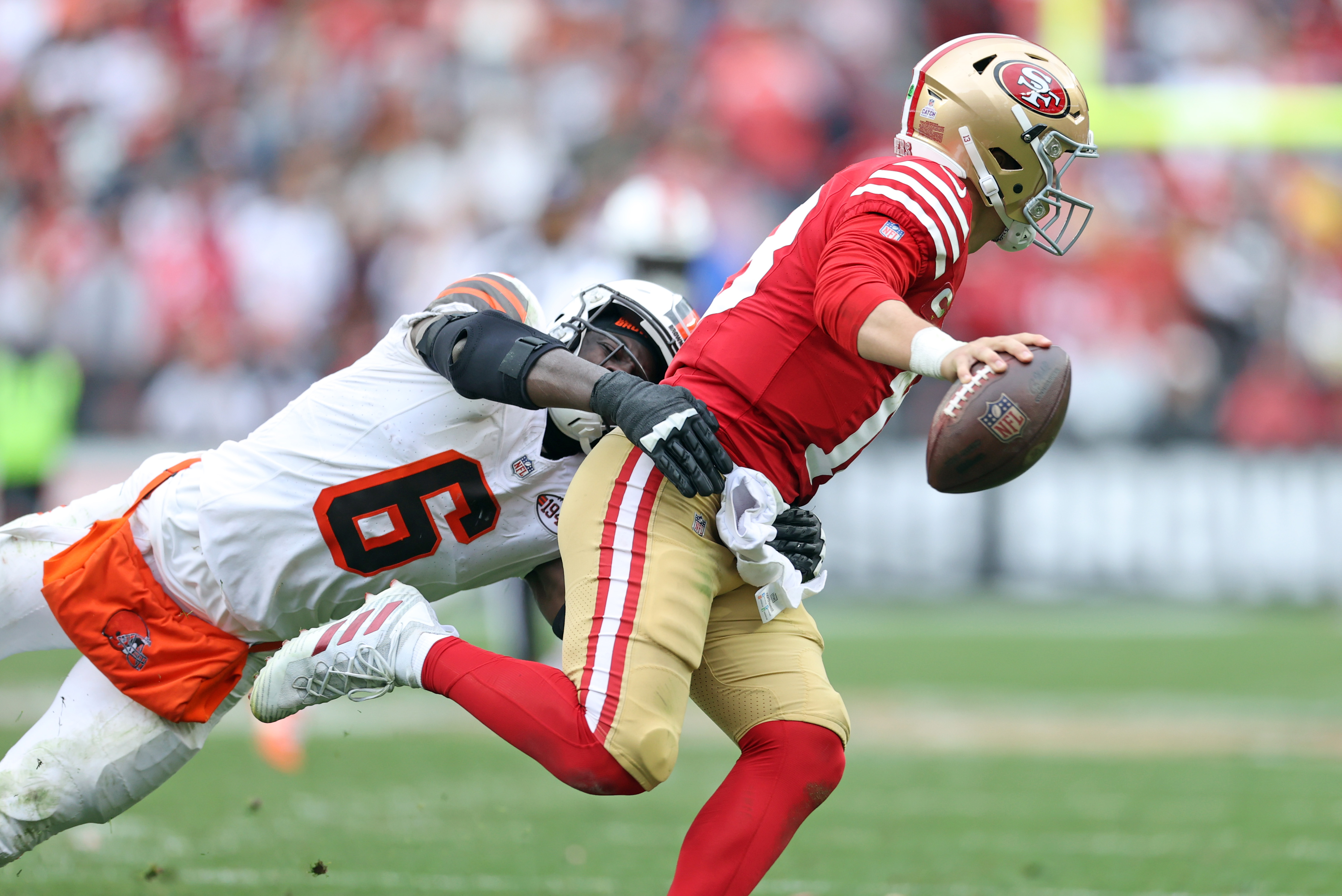 Cleveland Browns defense vs. San Francisco 49ers, October 15, 2023 ...