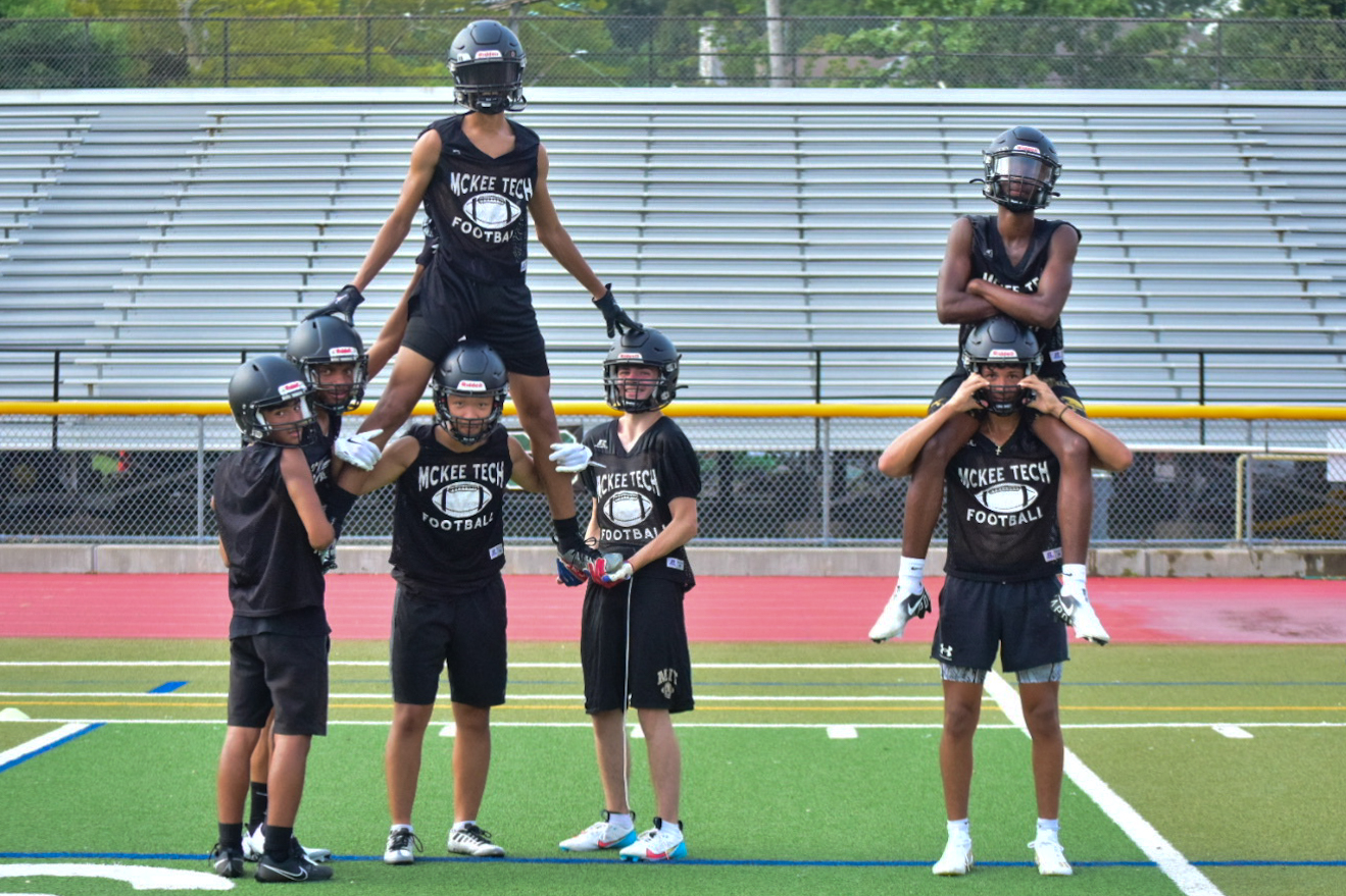 McKee/S.I. Tech starts football workouts with a bang - silive.com