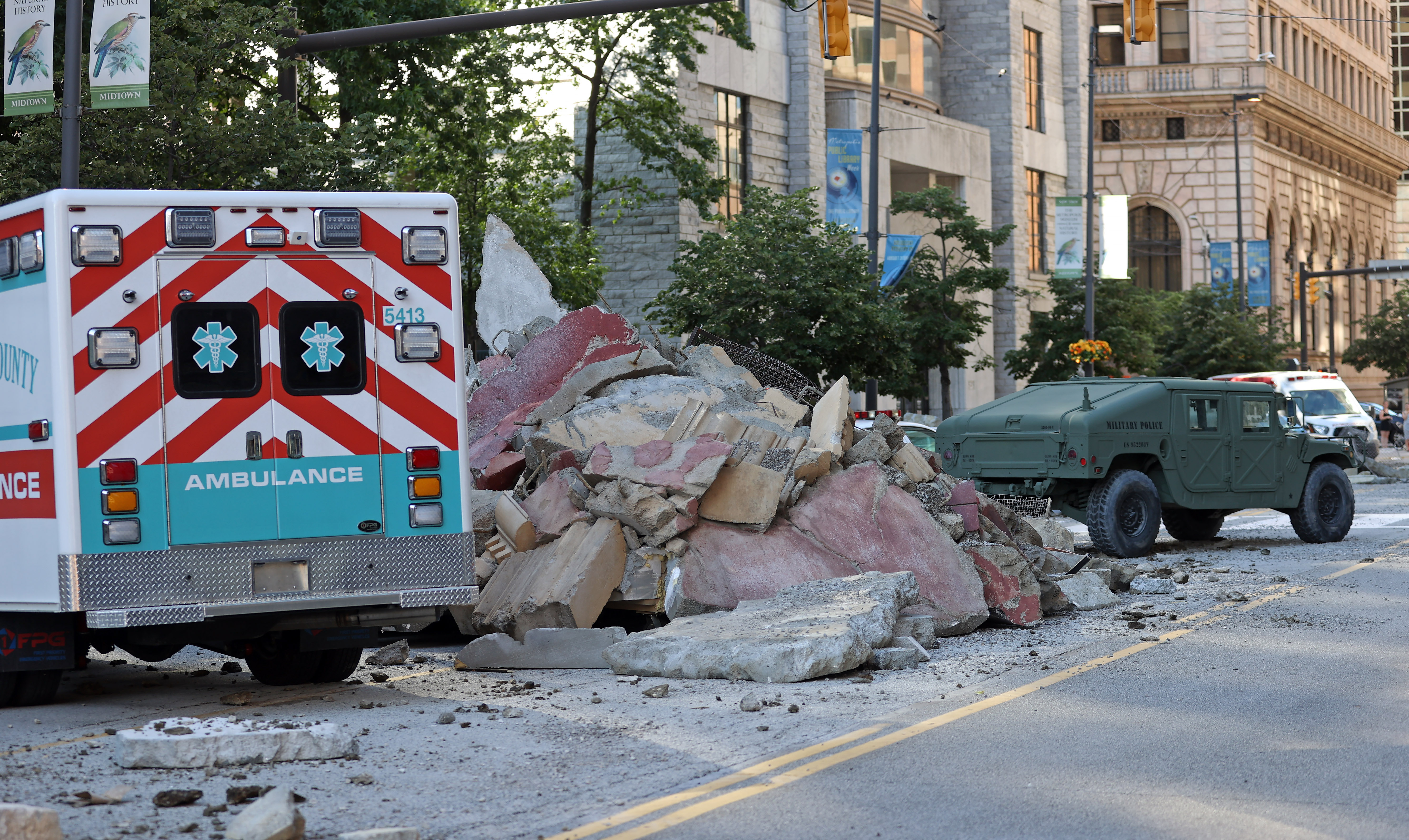 Filming begins on set of Superman in downtown Cleveland, June 24, 2024 ...