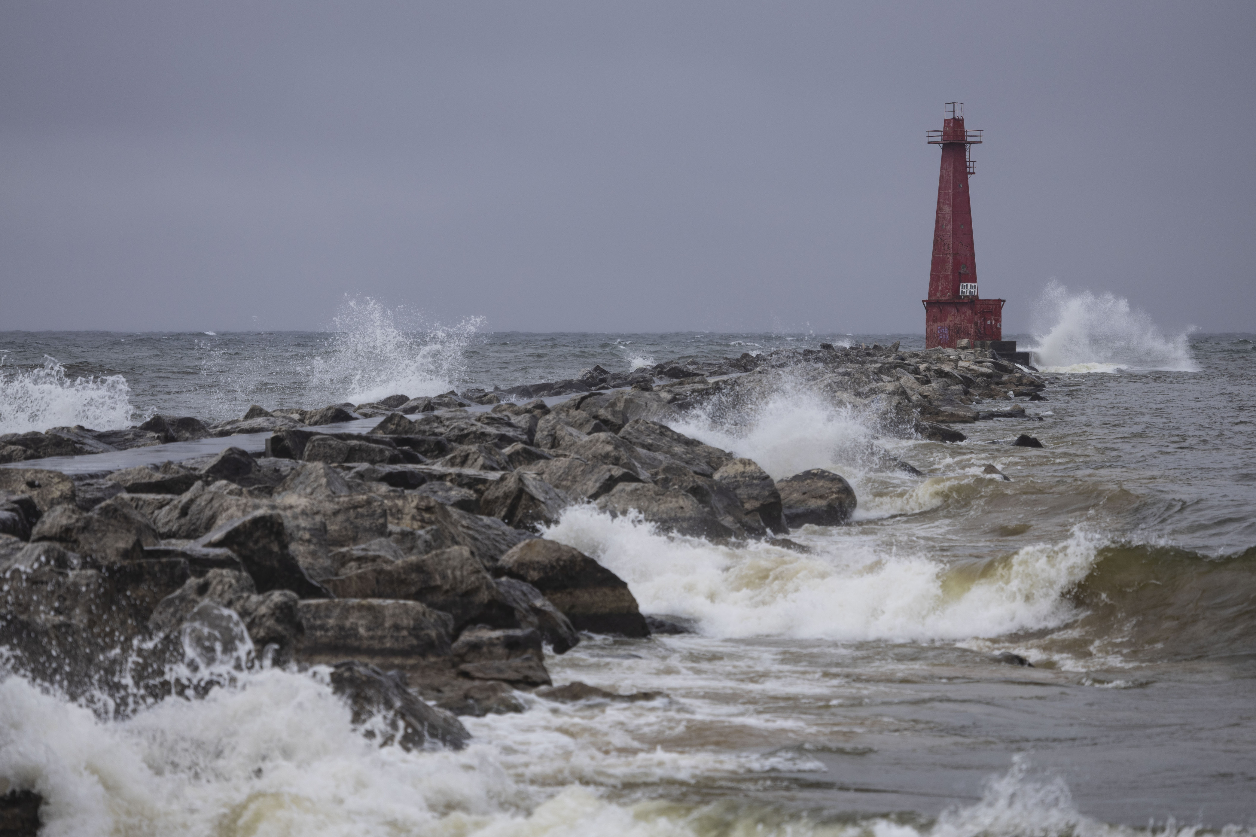 Gales of November whip up large waves on Lake Michigan - mlive.com