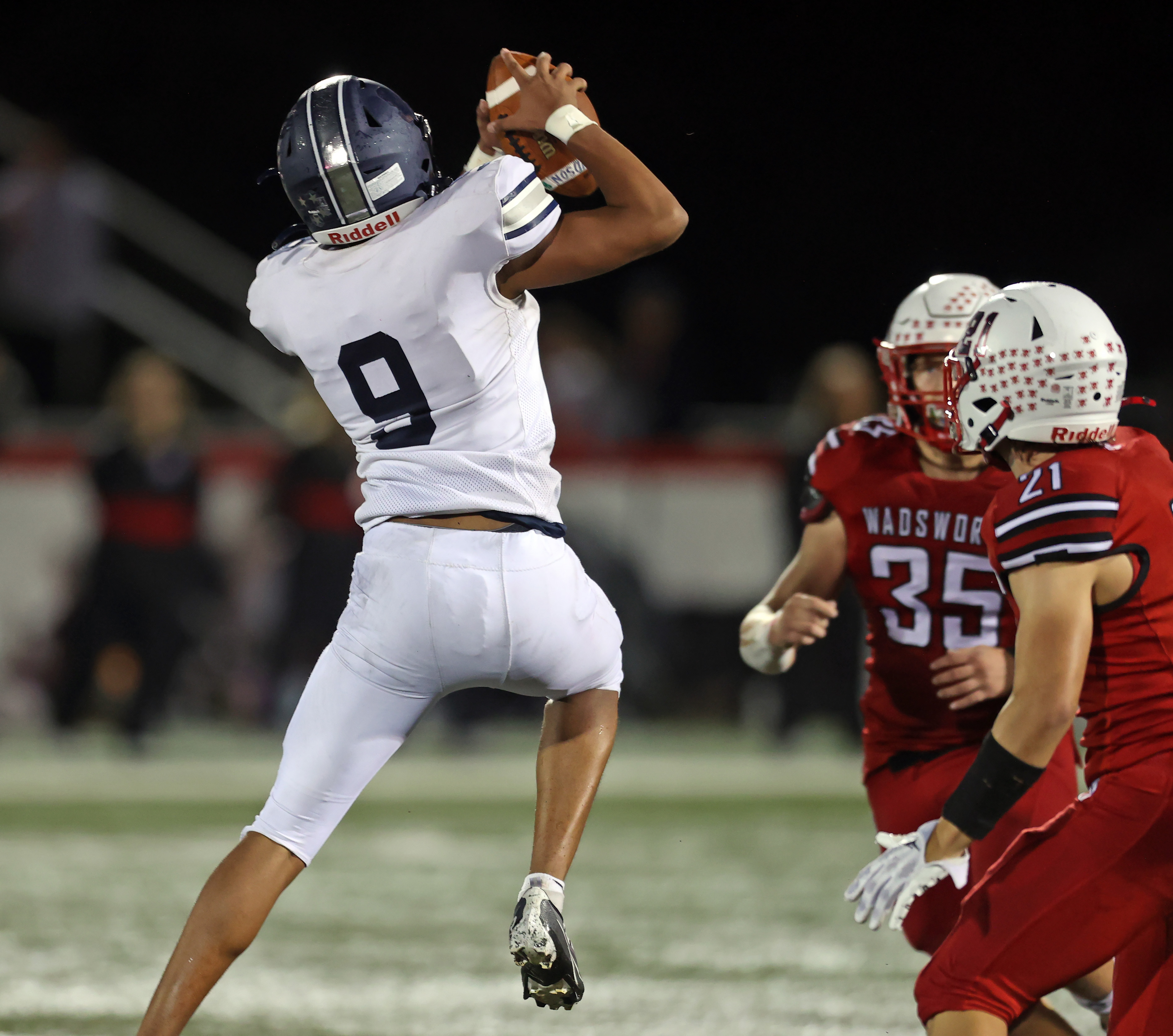 High school football; Hudson at Wadsworth, September 27, 2024 ...