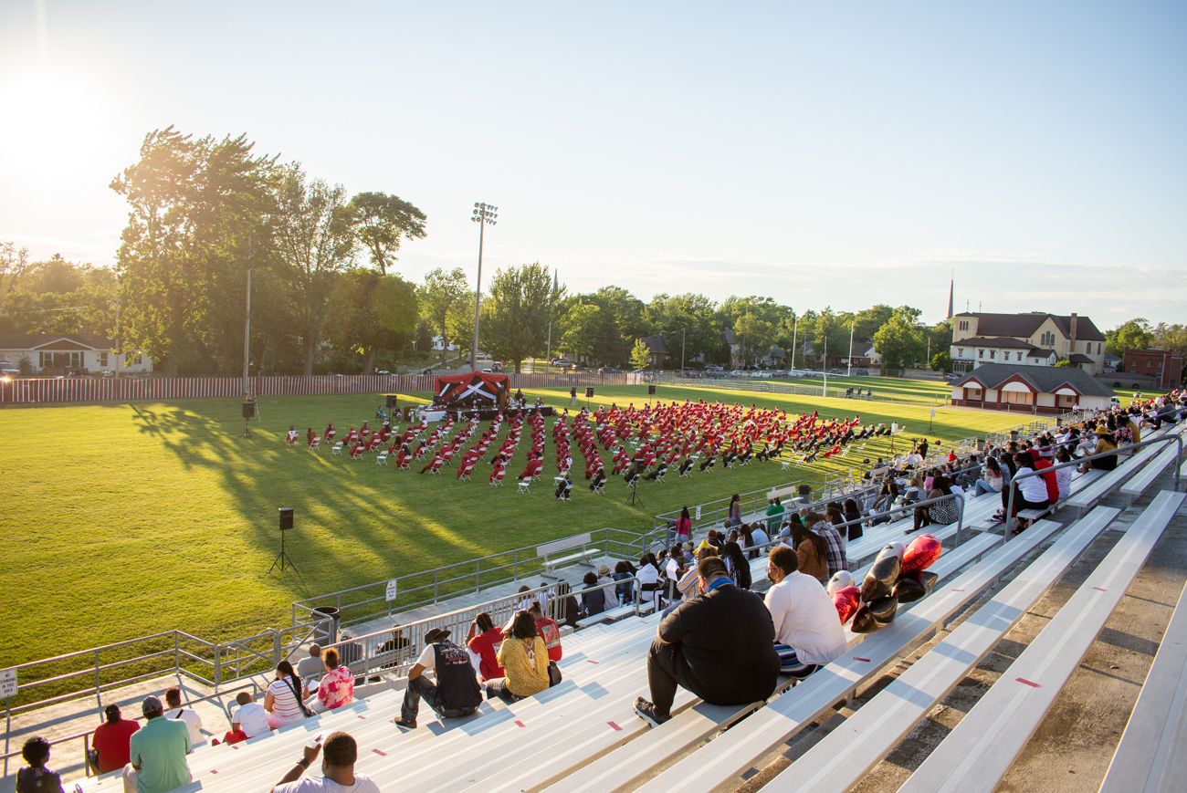 Muskegon High Schools holds in person graduation ceremony - mlive.com