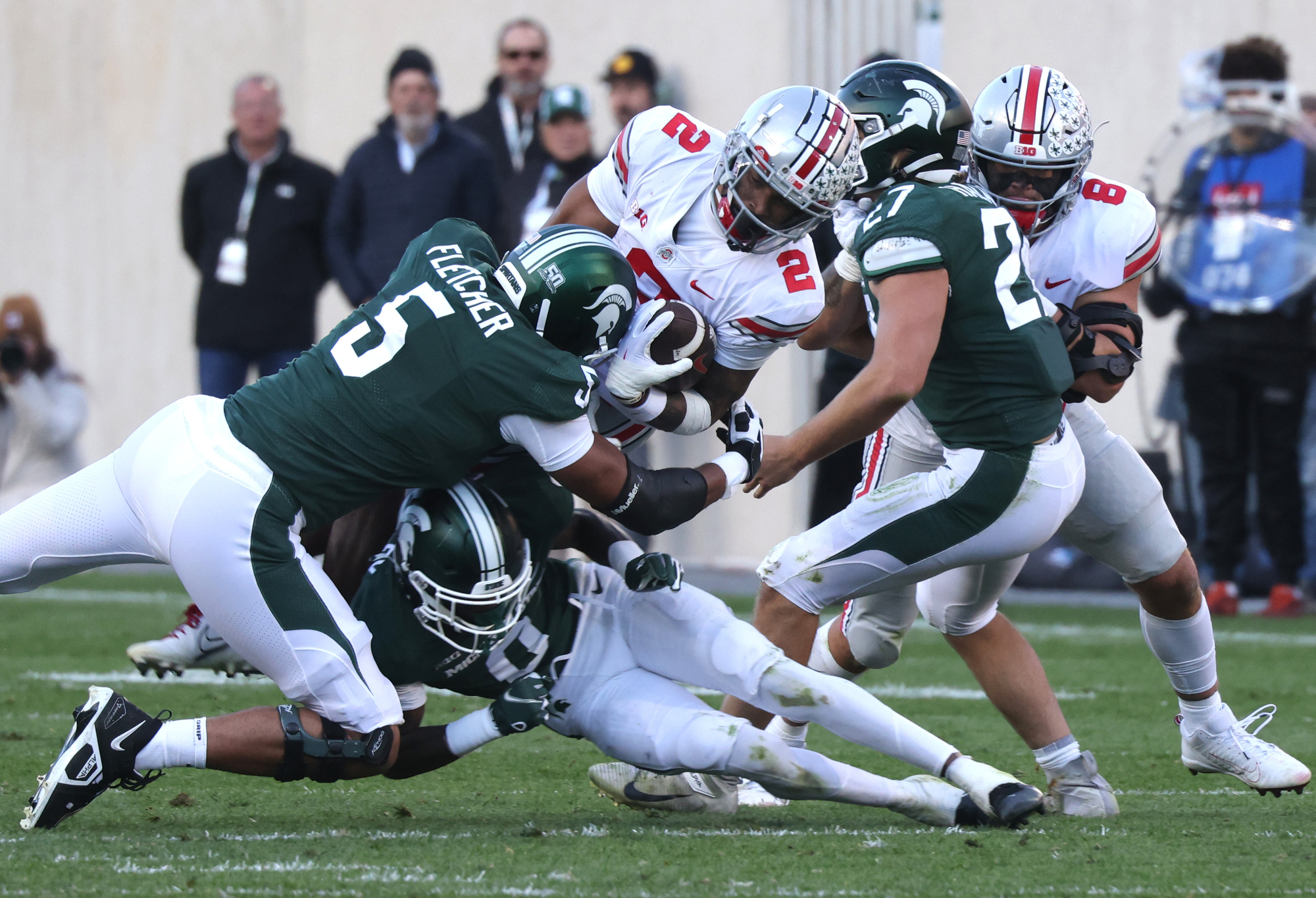 Ohio State Buckeyes at Michigan State Spartans, October 8, 2022 ...