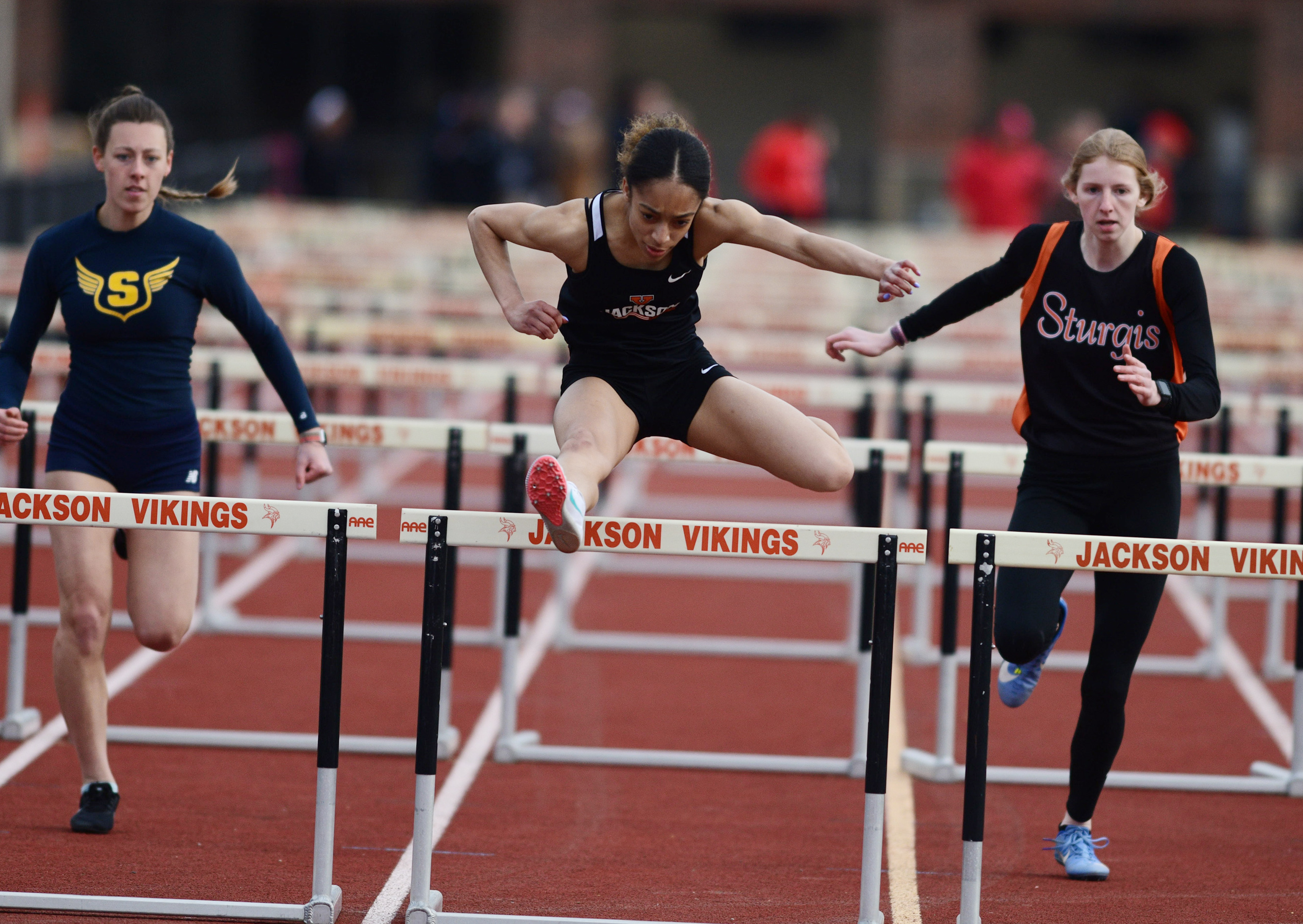 Track And Field Hurdles Girls