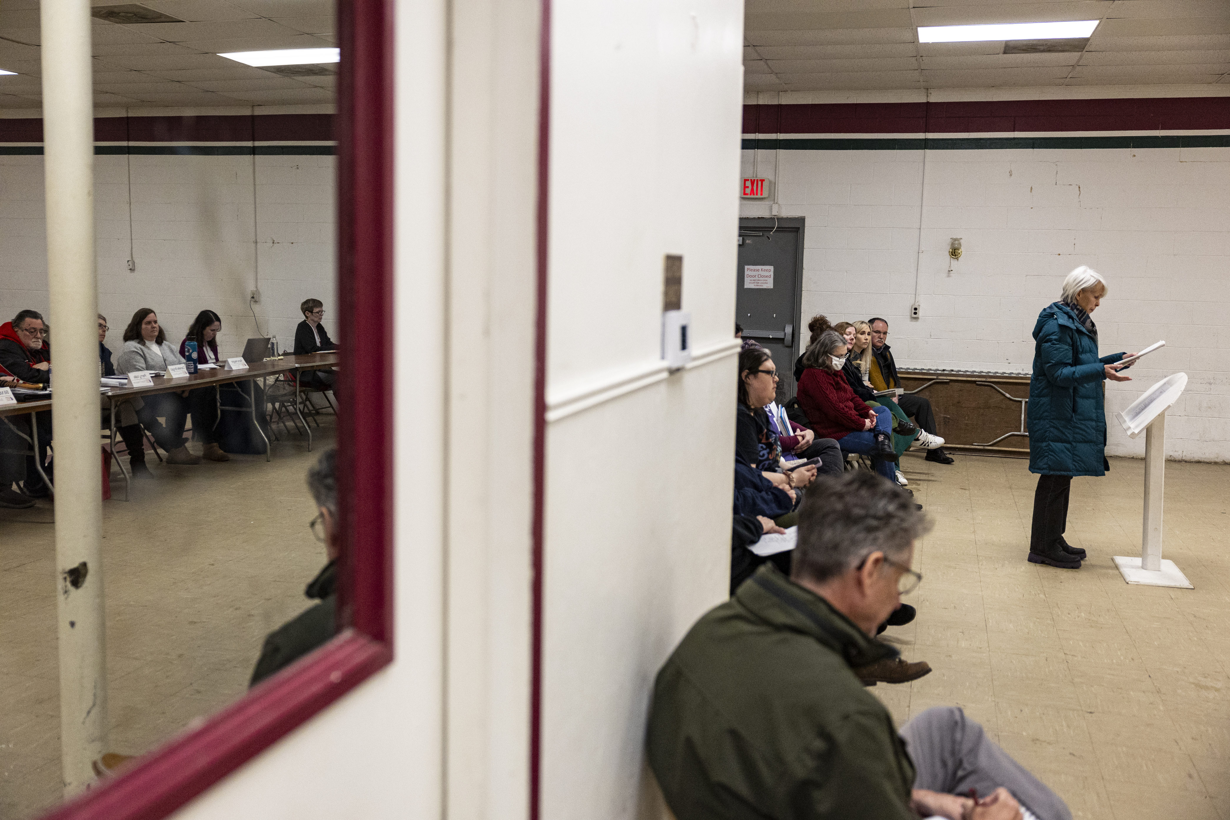 Community members discuss book bans during a Lapeer District Library ...
