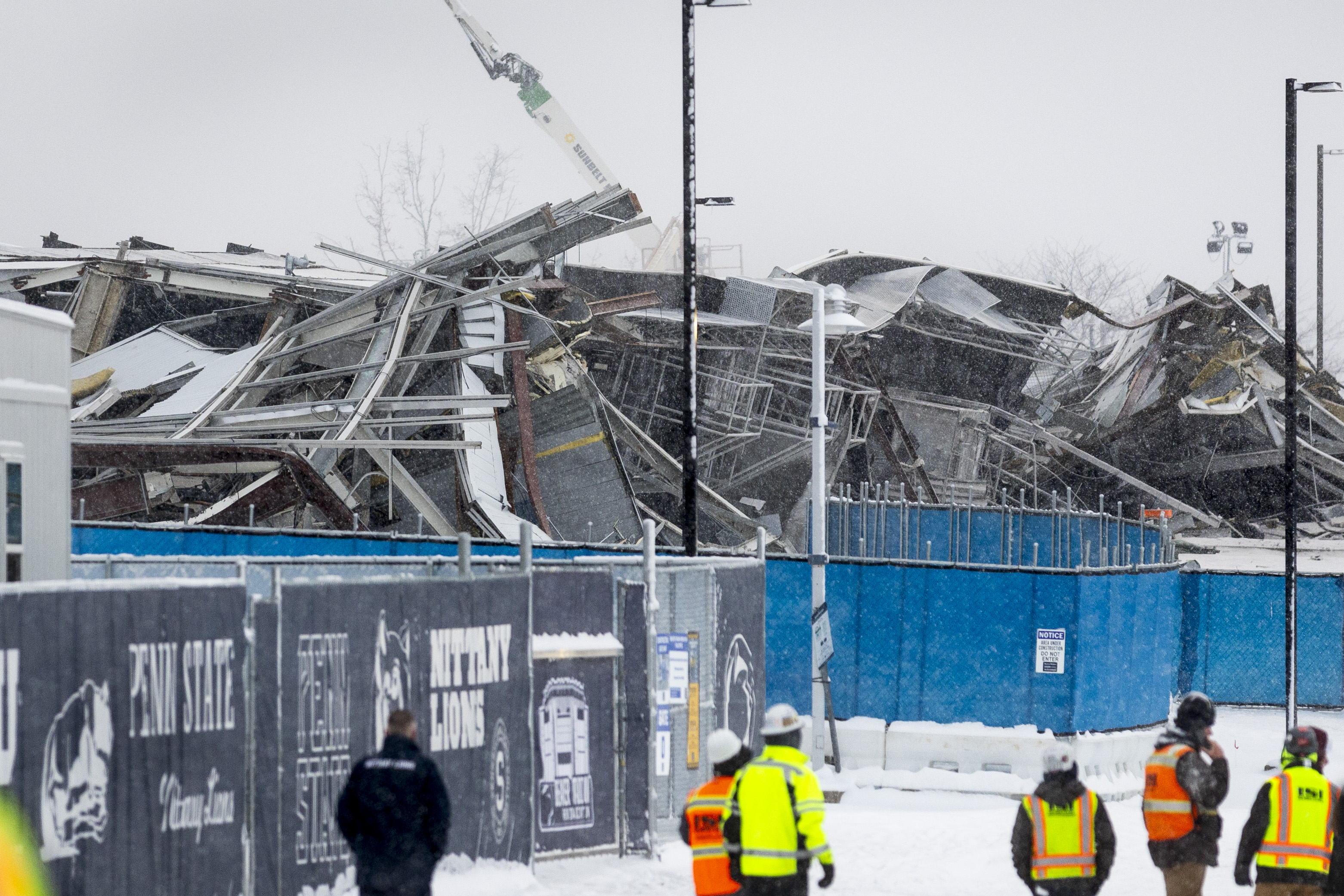 Beaver Stadium press box demolition - pennlive.com