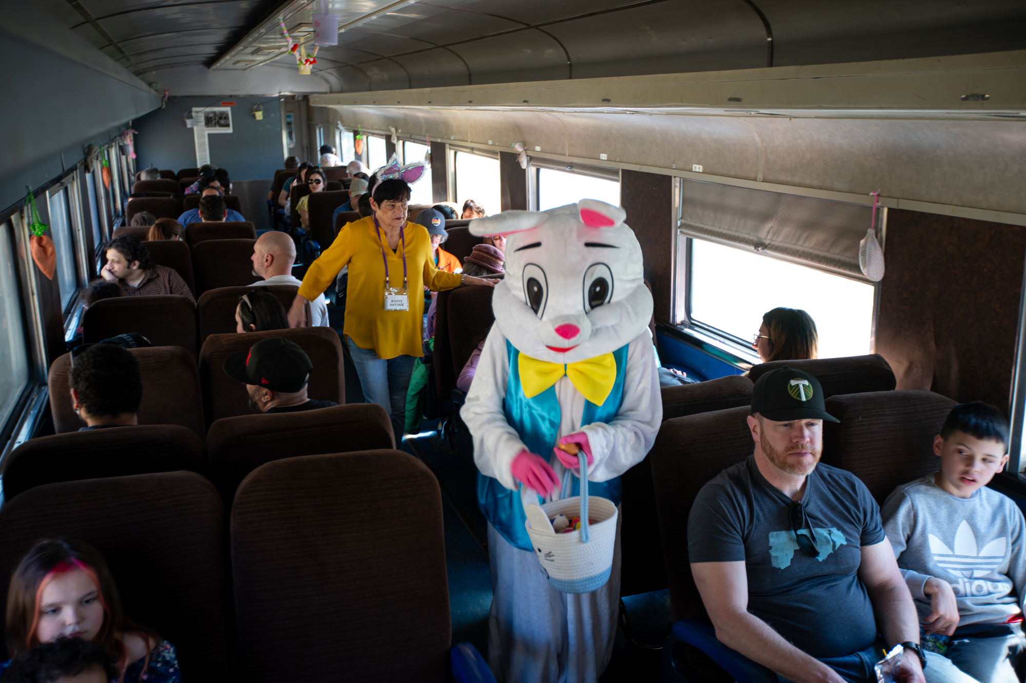 The Oregon Rail Heritage Center Easter Bunny Express train ride ...