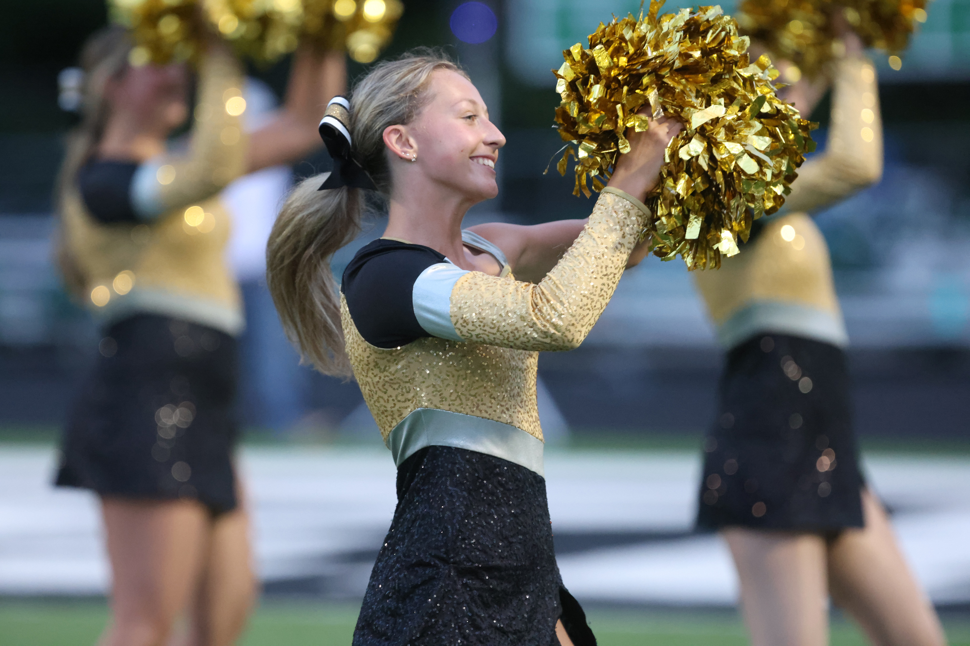 Painesville Riverside High School marching band at Aurora High School ...