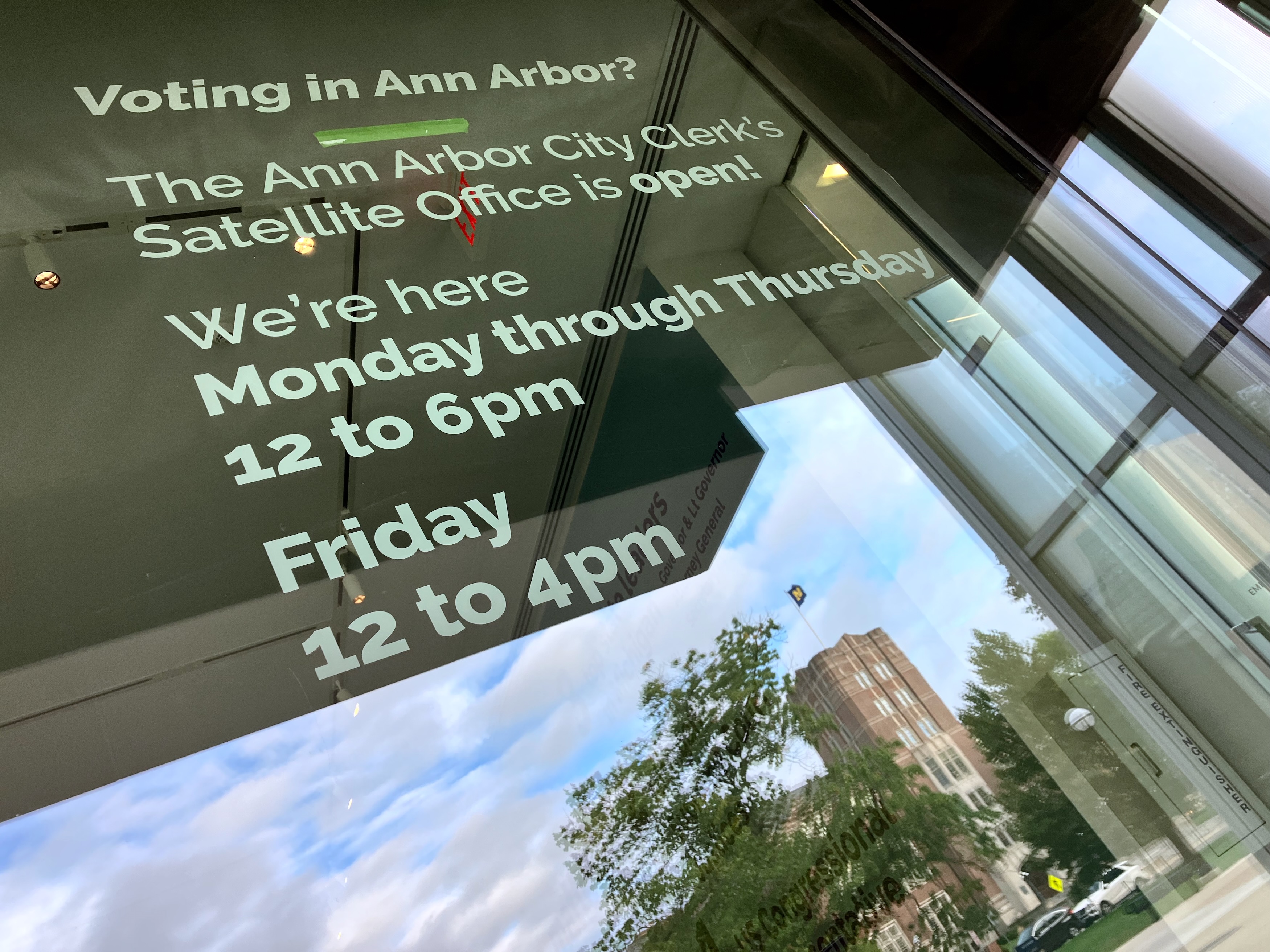 Ann Arbor early voting center at University of Michigan art museum ...