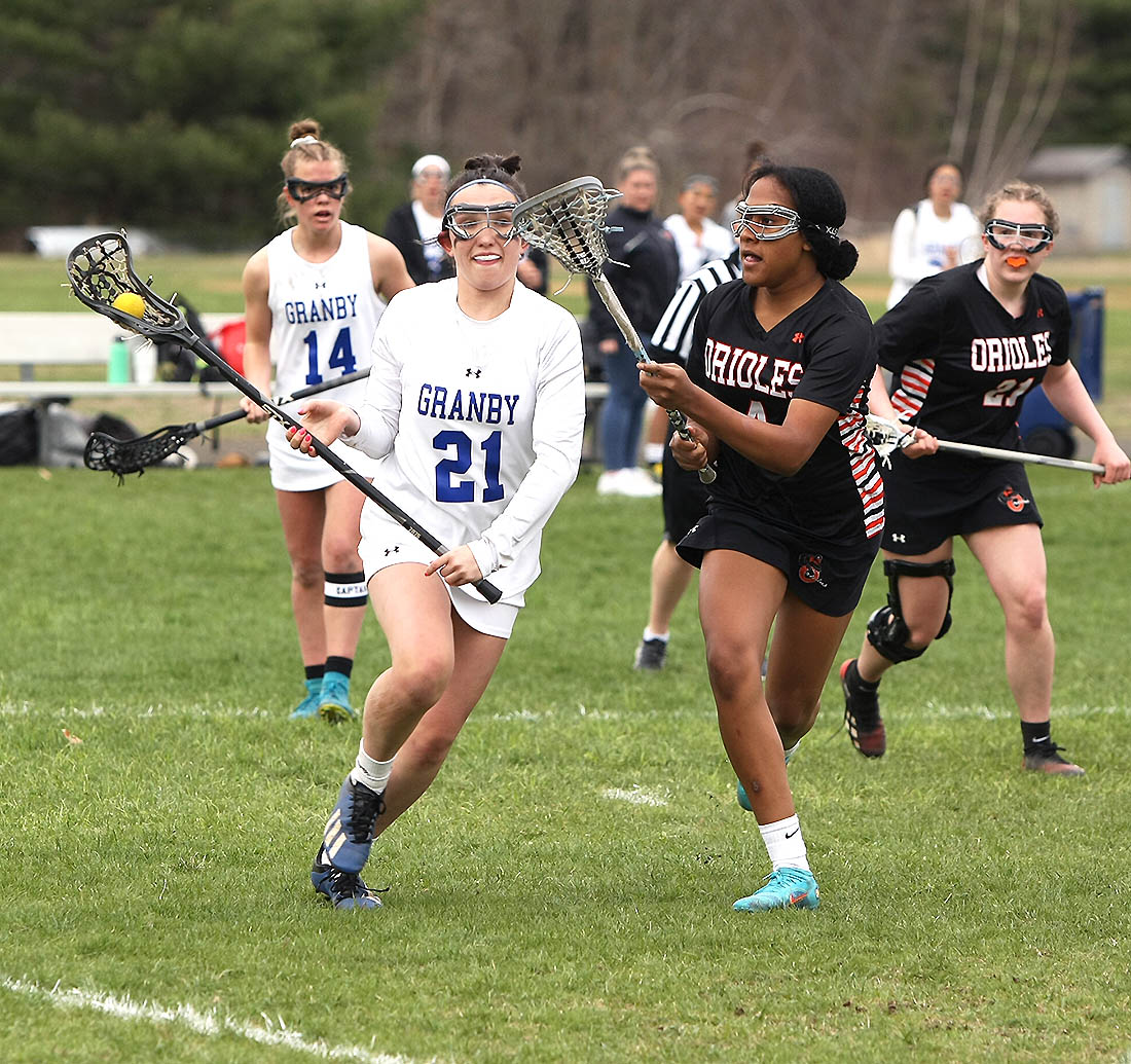 Belchertown vs Granby girls Lacrosse 4/18/22 - masslive.com