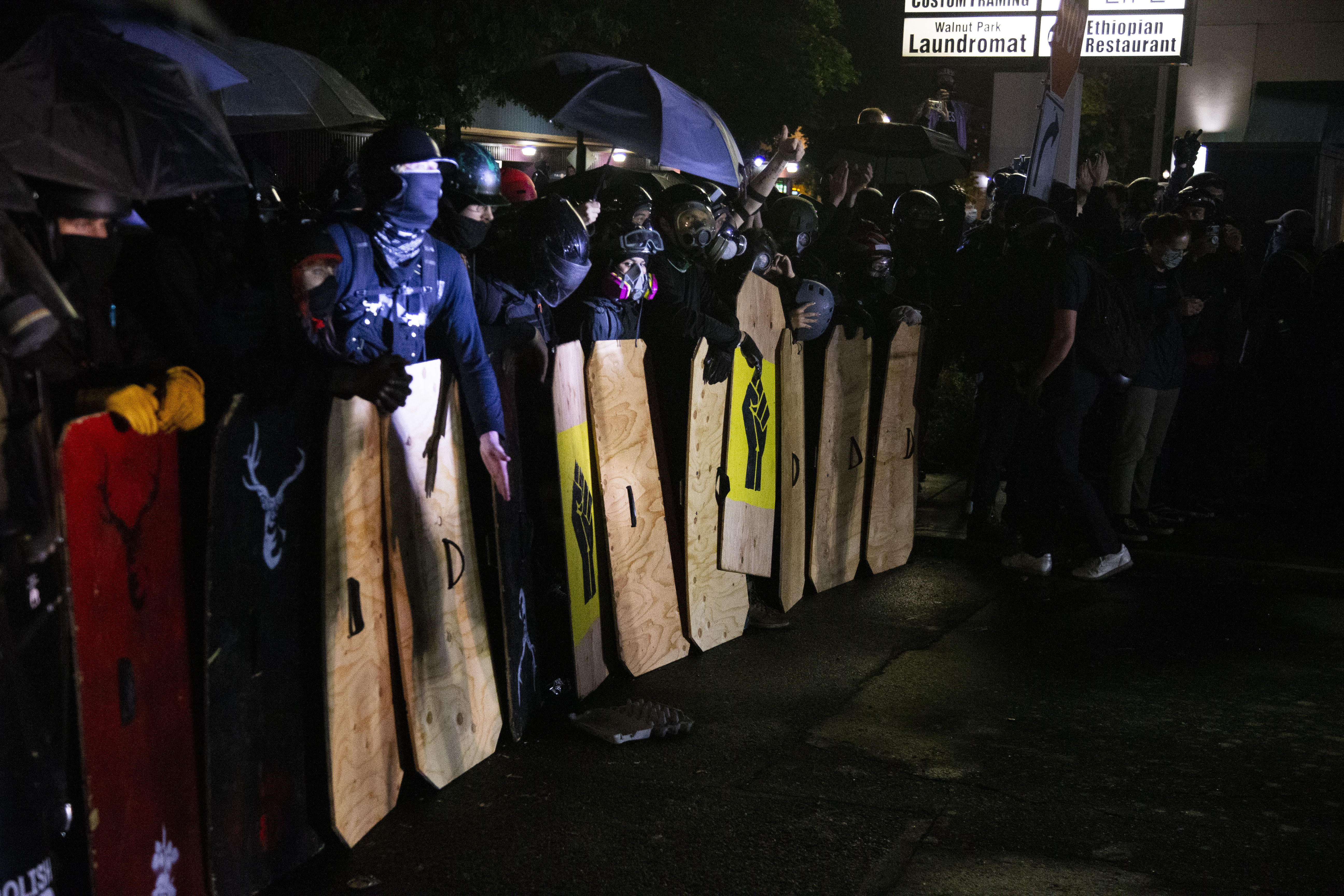 Portland protesters gather Friday during 86th night of demonstrations ...