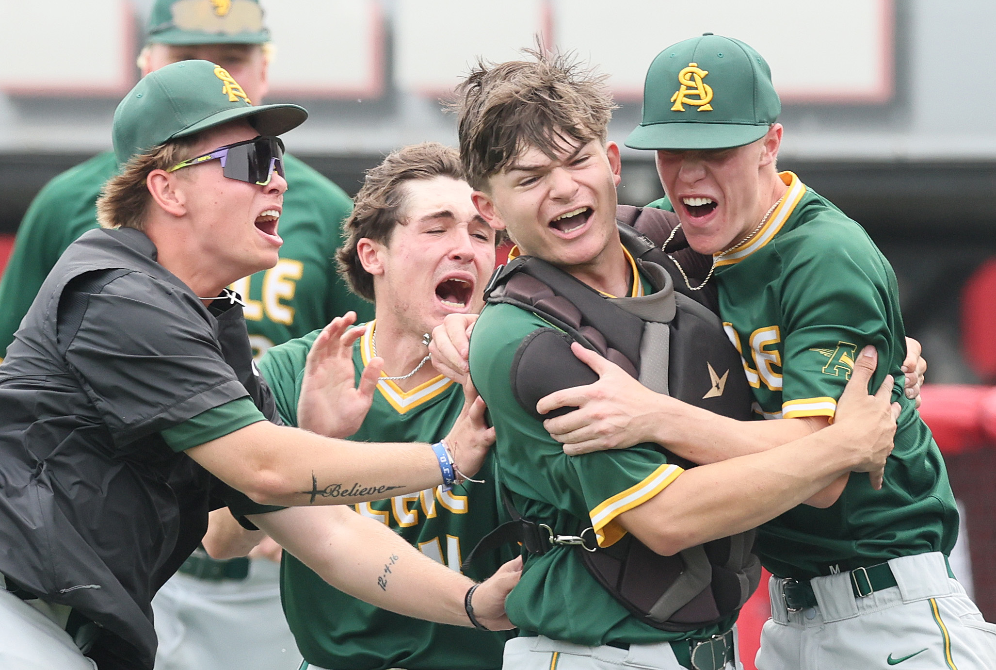 Marion Steele vs. New Albany in division II baseball semifinal in ...