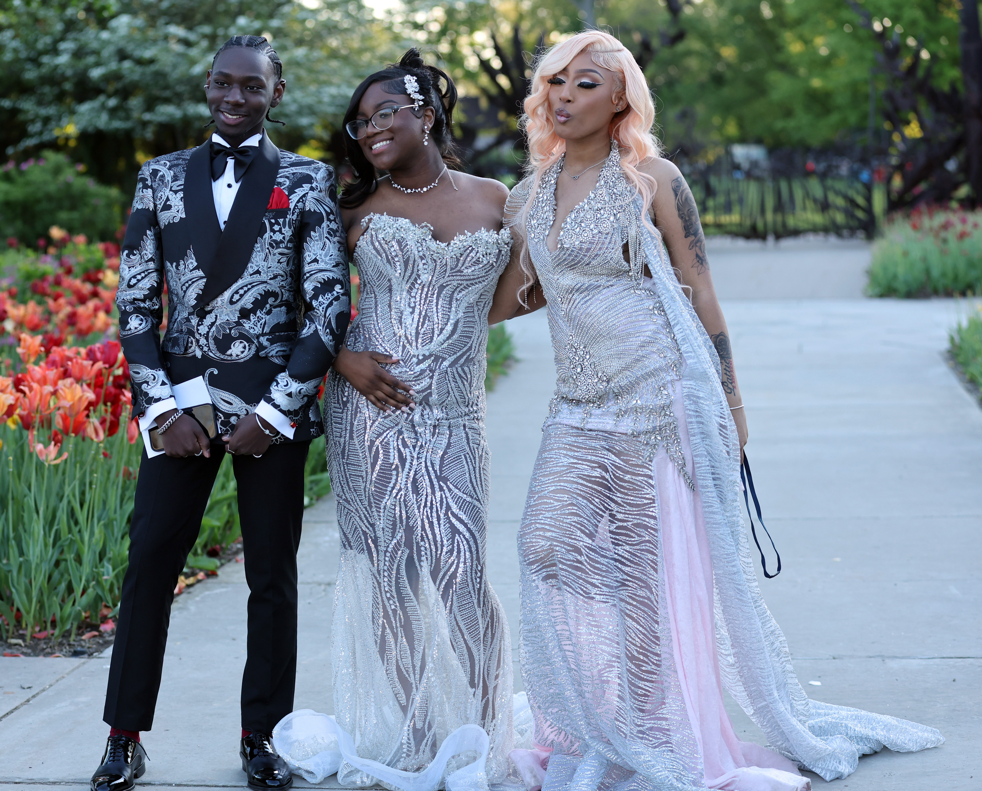 Euclid high school prom at the Cleveland Botanical Gardens, May 9, 2025 ...