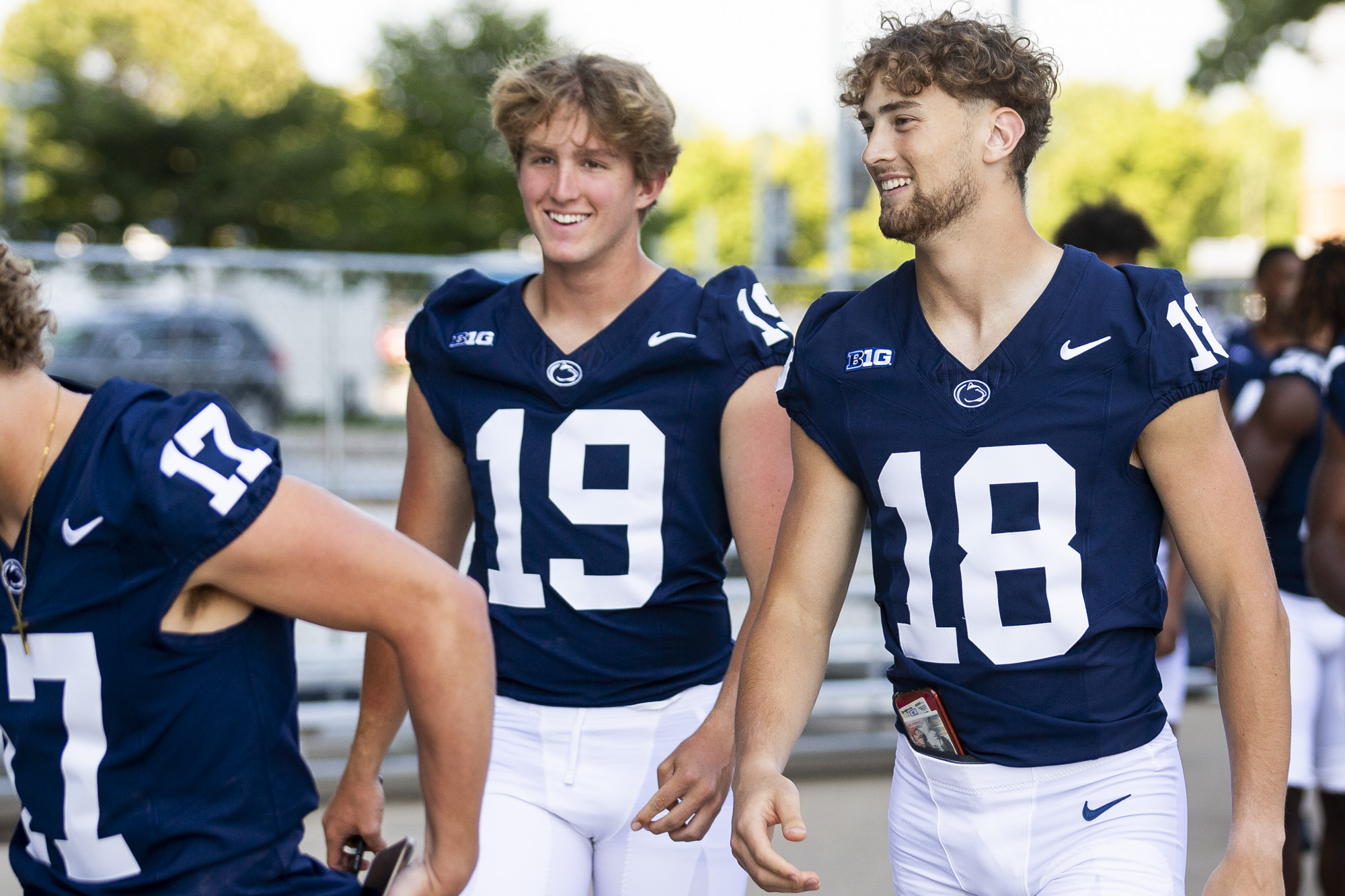 Penn State freshmen at football picture day - pennlive.com