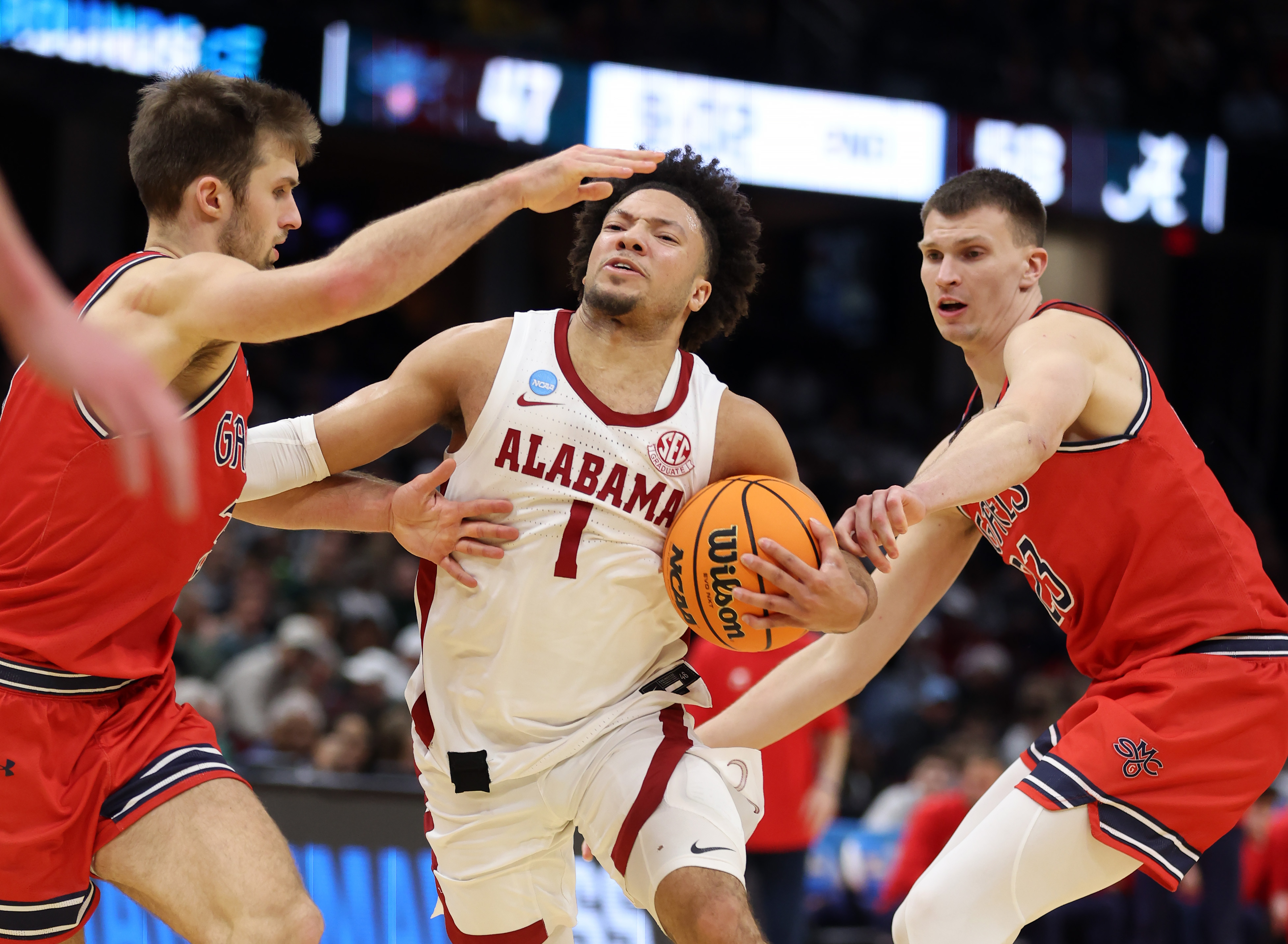 Alabama Crimson Tide vs. St. Mary's Gaels second round, NCAA basketball ...