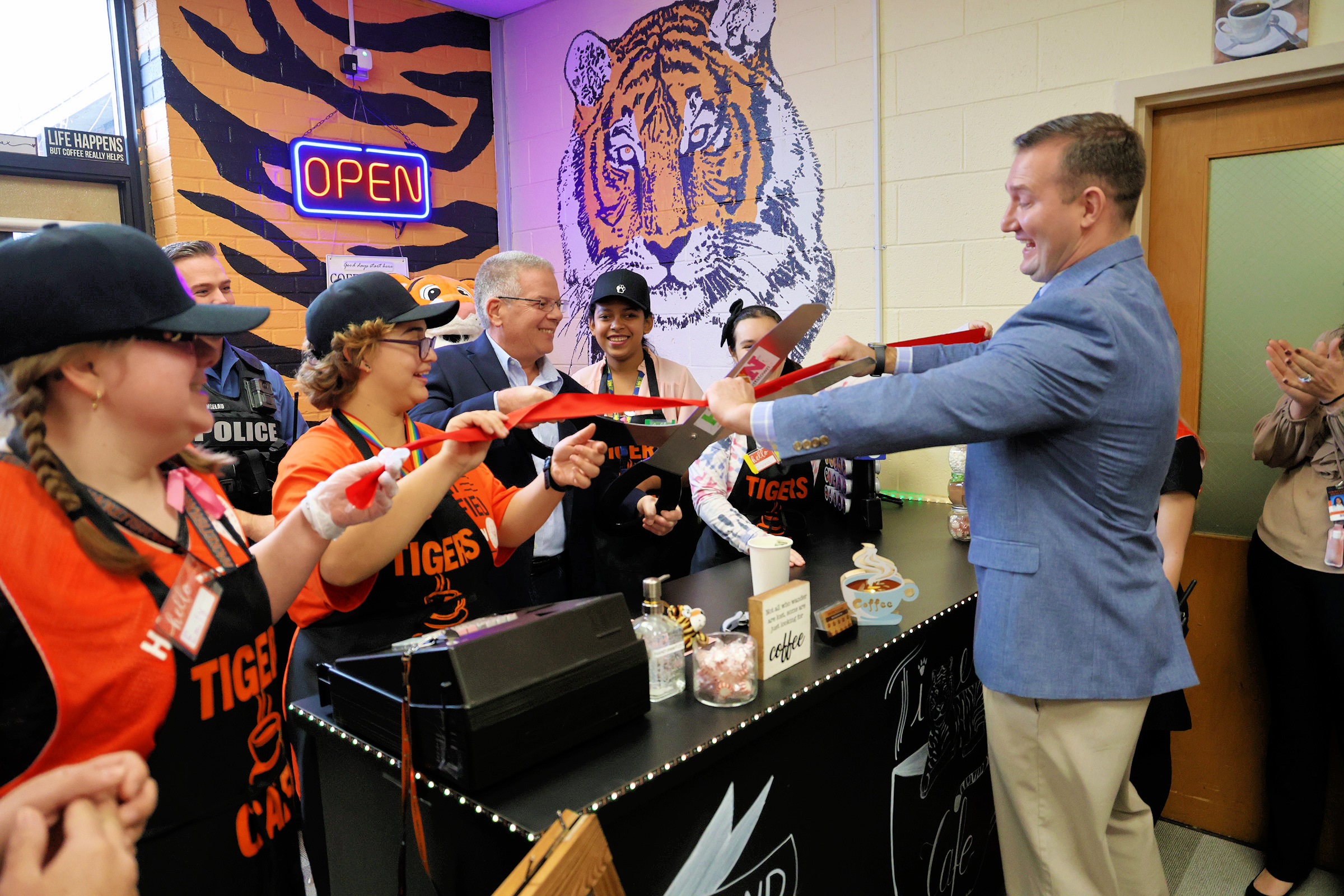 Grand Opening of Tiger Cafe at Hackettstown High School ...