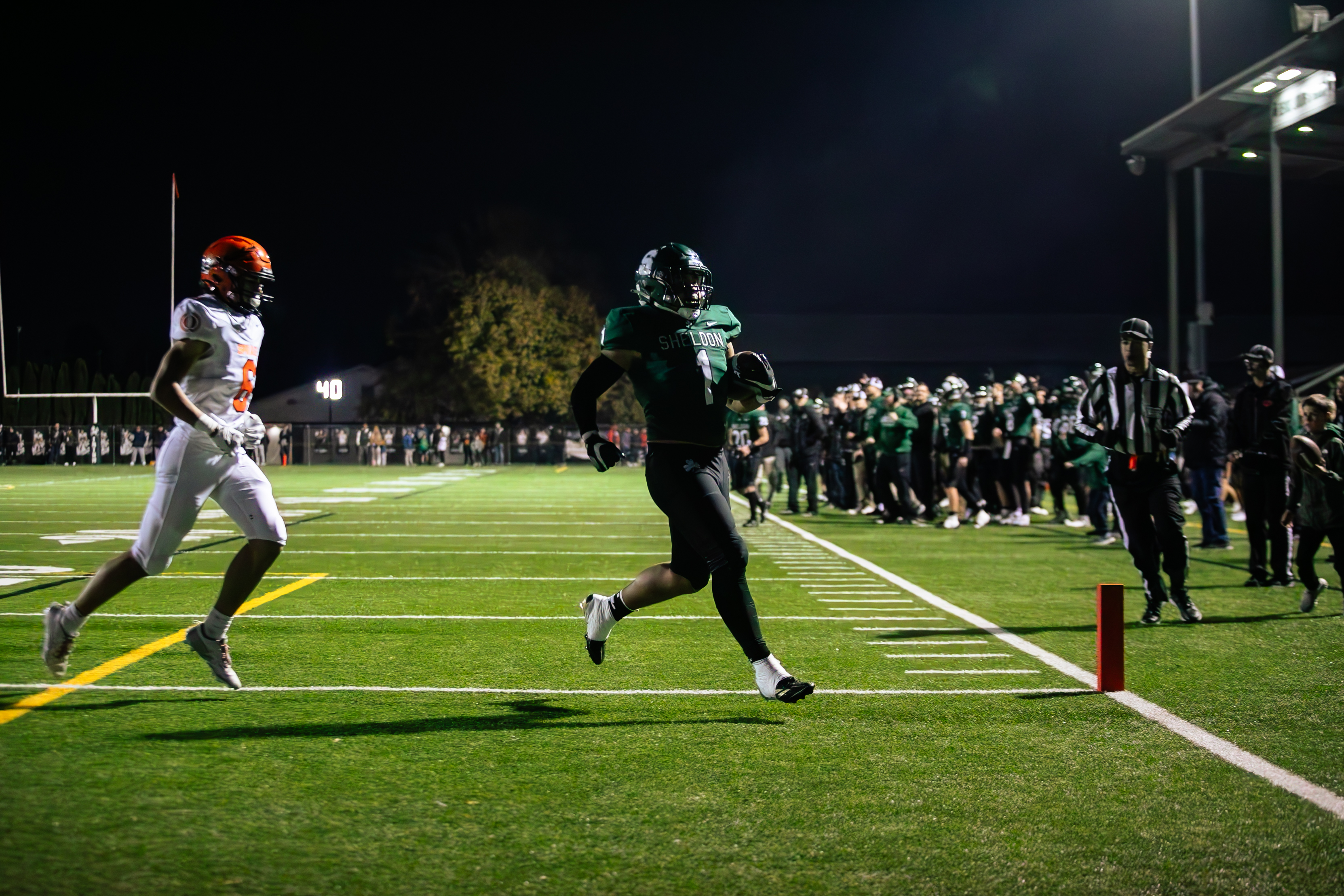 Oregon high school football: Sheldon Irish vs Sprague Olympians ...