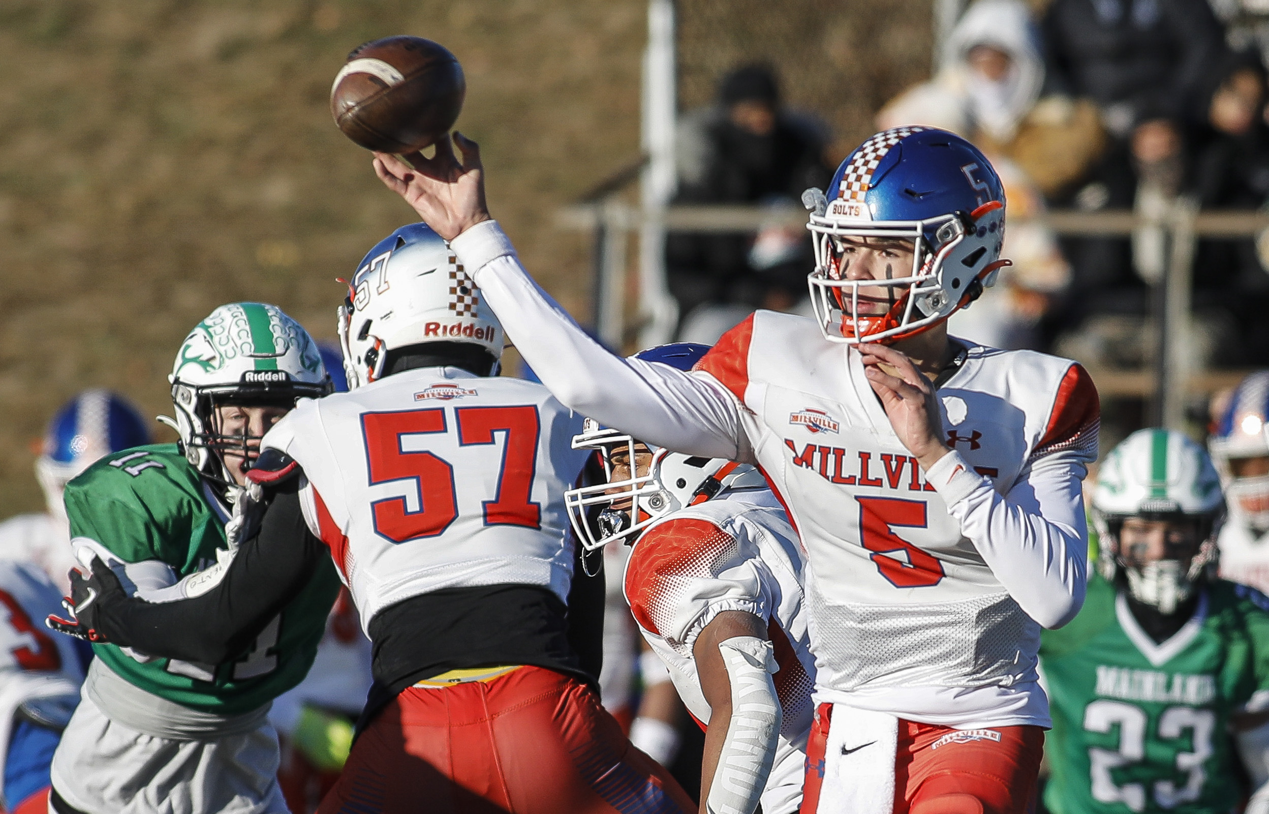 Football: Football: Mainland vs. Millville in NJSIAA Group 4 semifinal ...