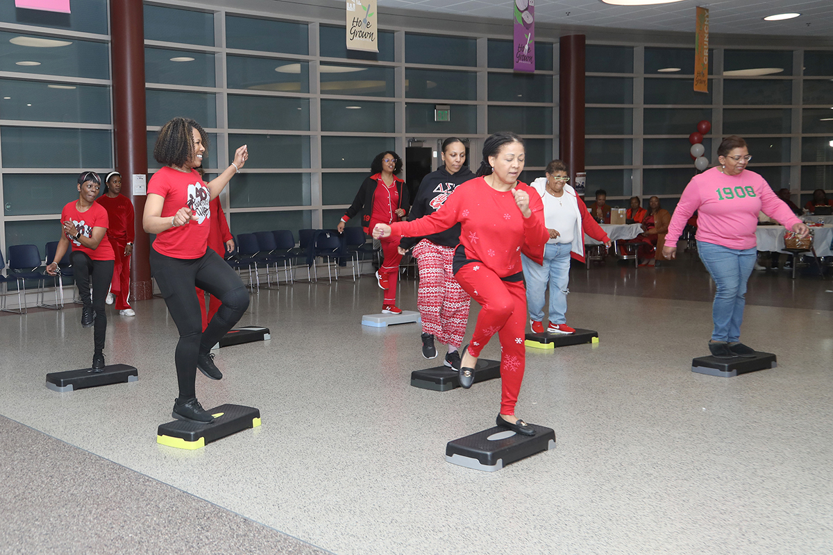 The Delta Sigma Theta Sorority Go Red Pajama Party to raise awareness ...