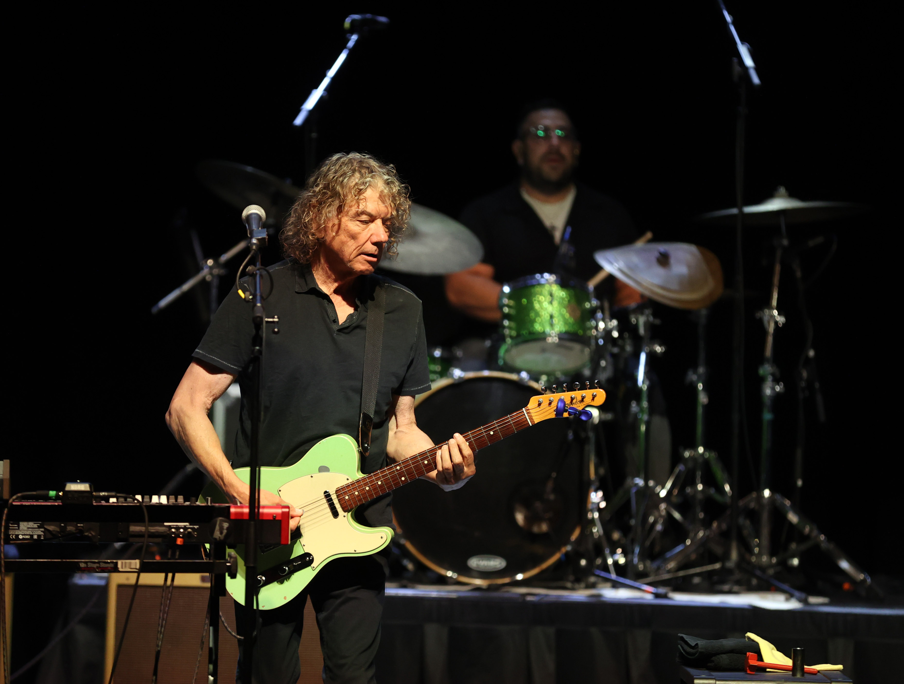 Jerry Harrison & Adrian Belew perform at the Agora, July 28, 2024 ...