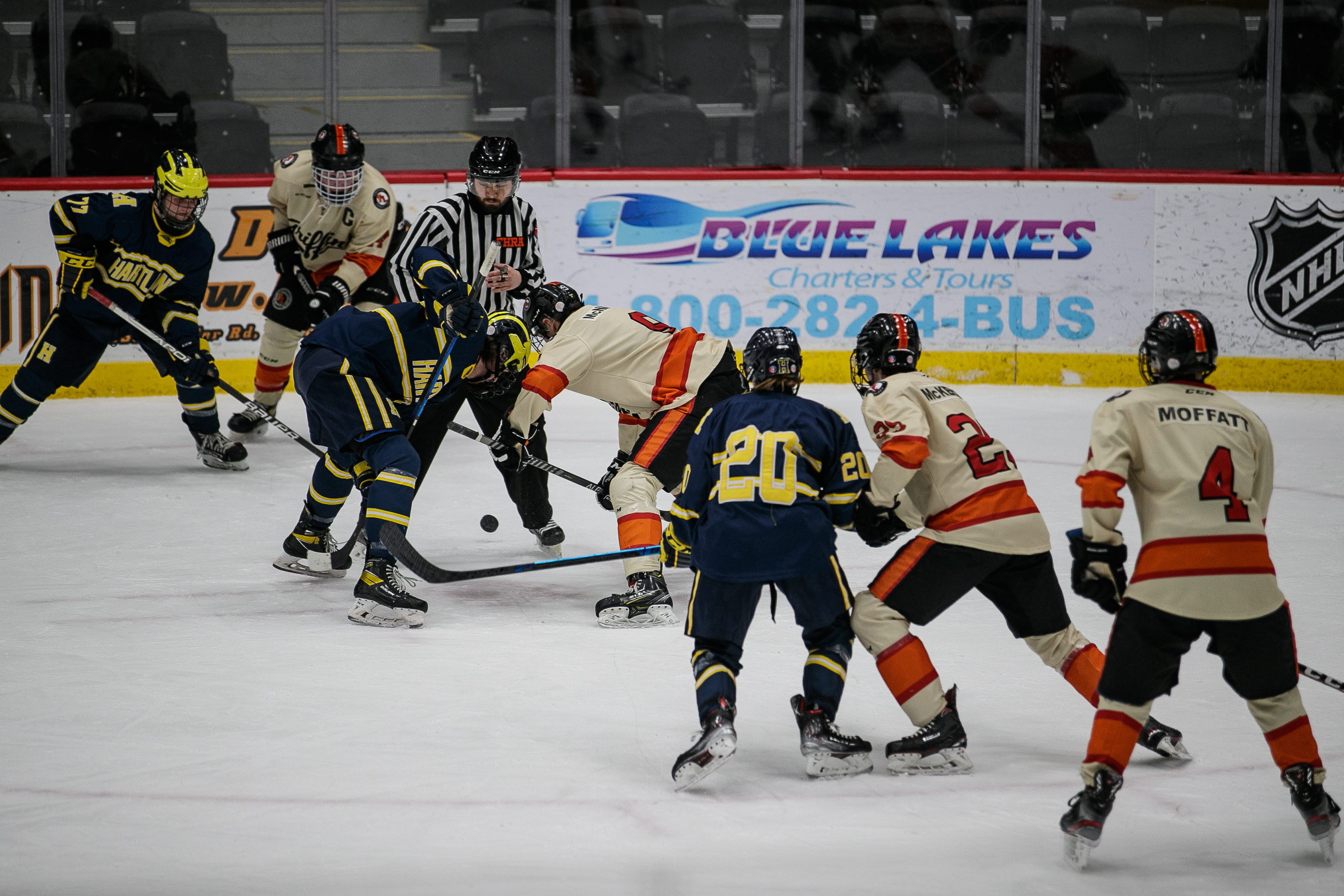 Hartland defeats Fenton-Linden Griffin's varsity boys hockey team ...