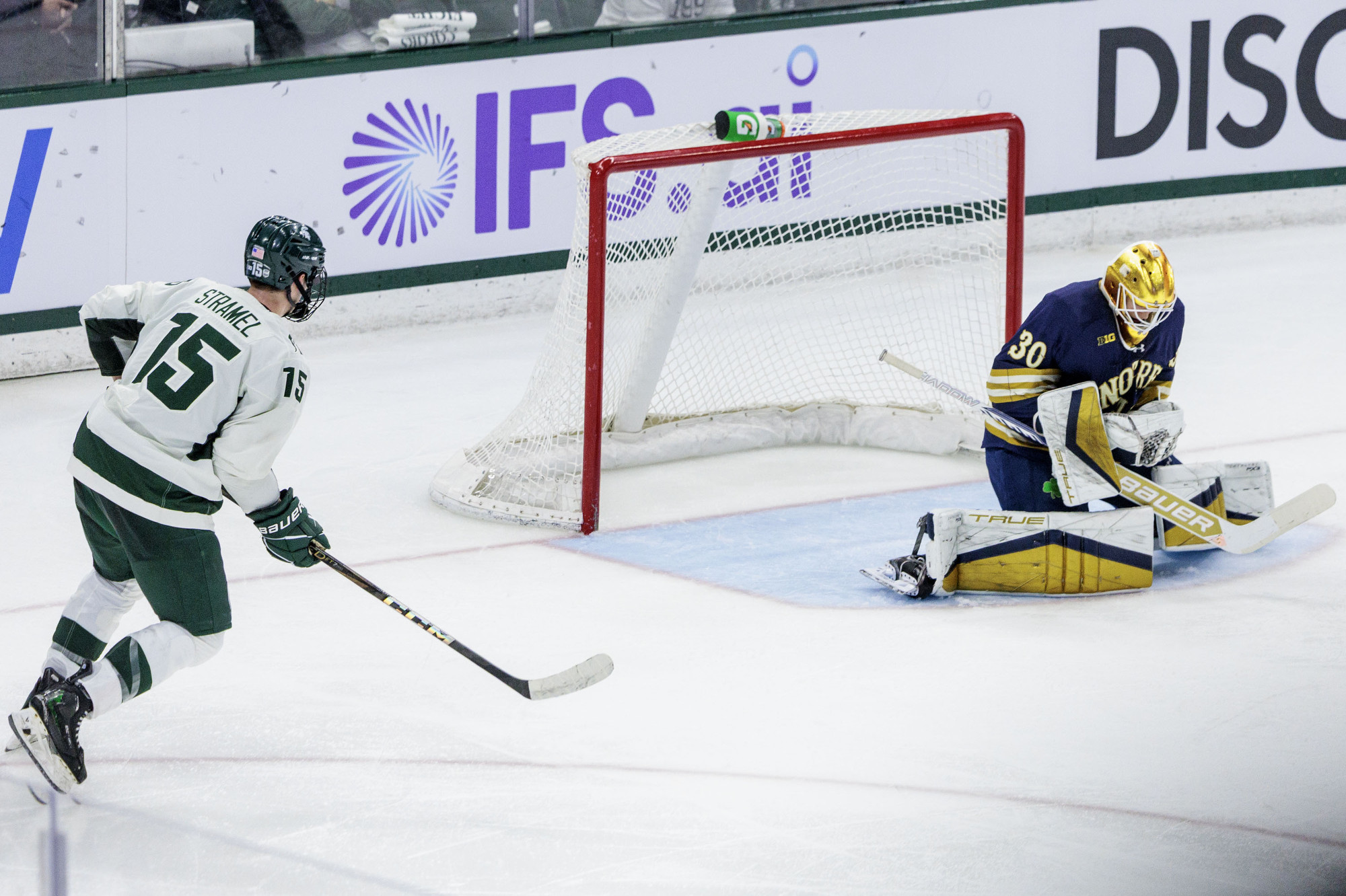 Michigan State hosts Notre Dame for Big Ten hockey tournament semifinal ...