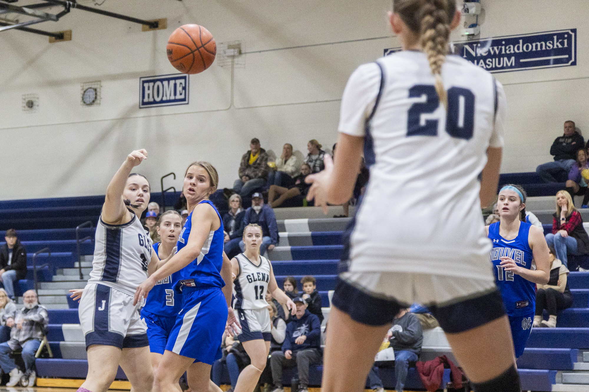 John Glenn hosts Saginaw Nouvel Girls Basketball - mlive.com
