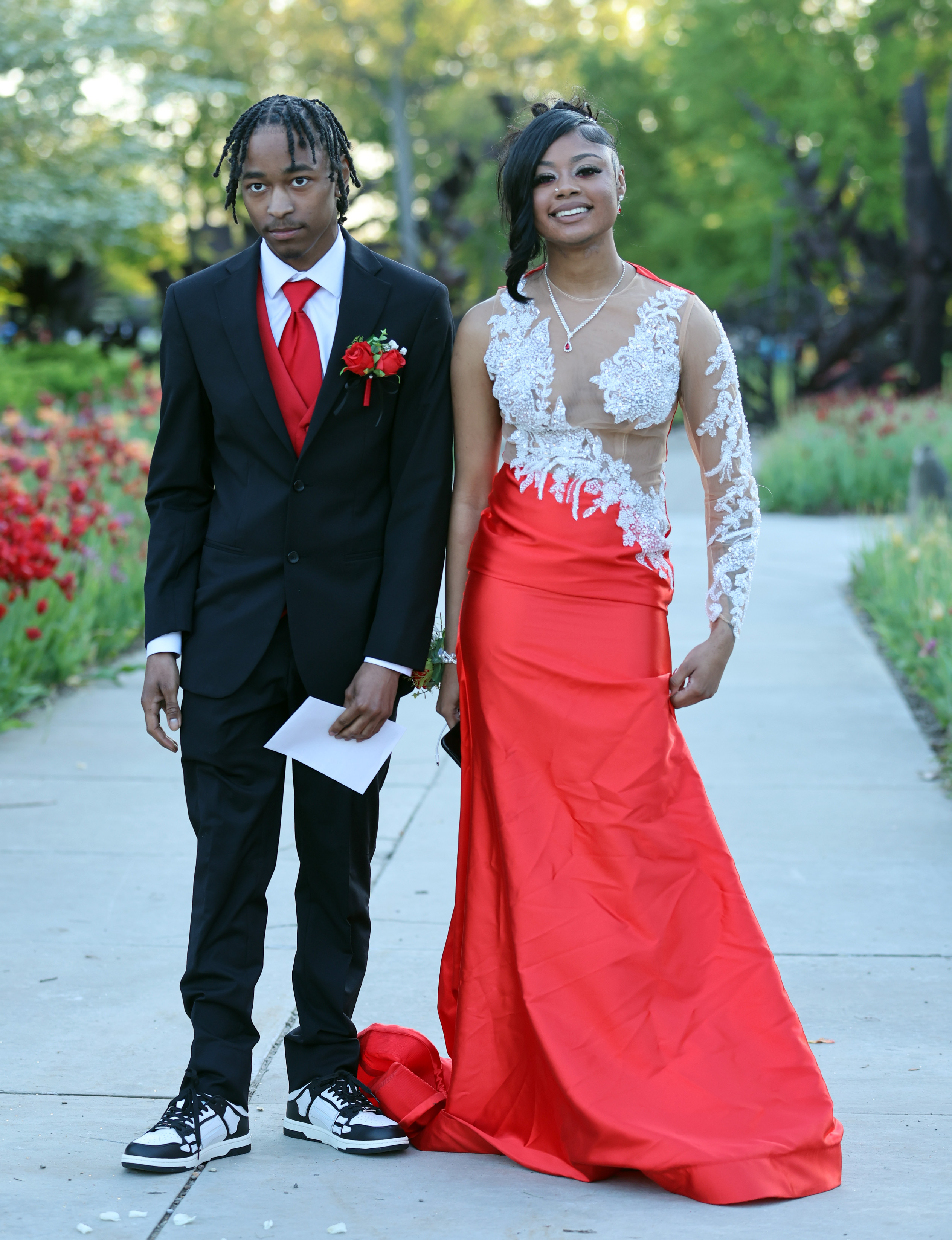 Euclid high school prom at the Cleveland Botanical Gardens, May 9, 2025 ...